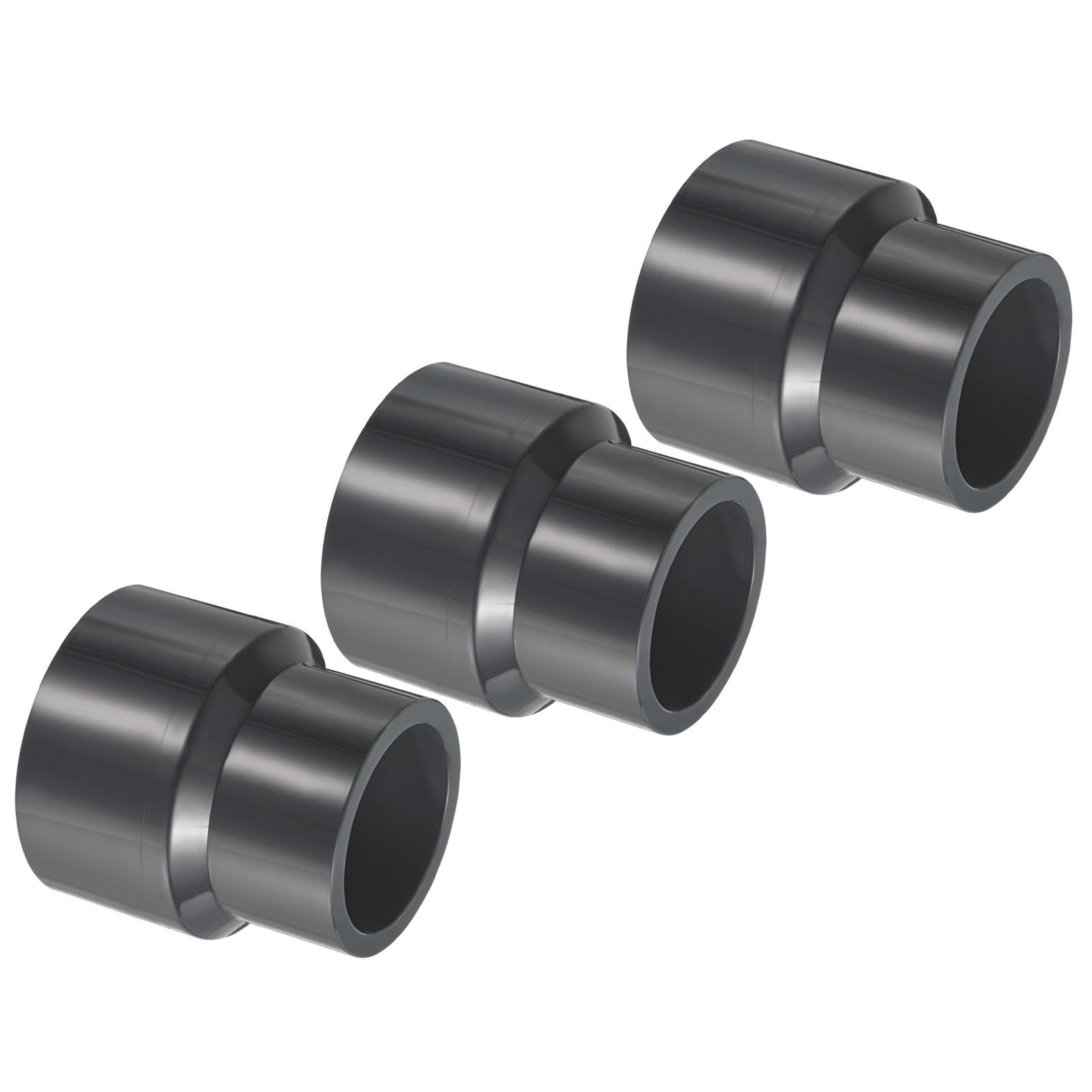 Uxcell 2x1.6" ID Reducer Pipe Fitting PVC Straight Socket Coupling ...