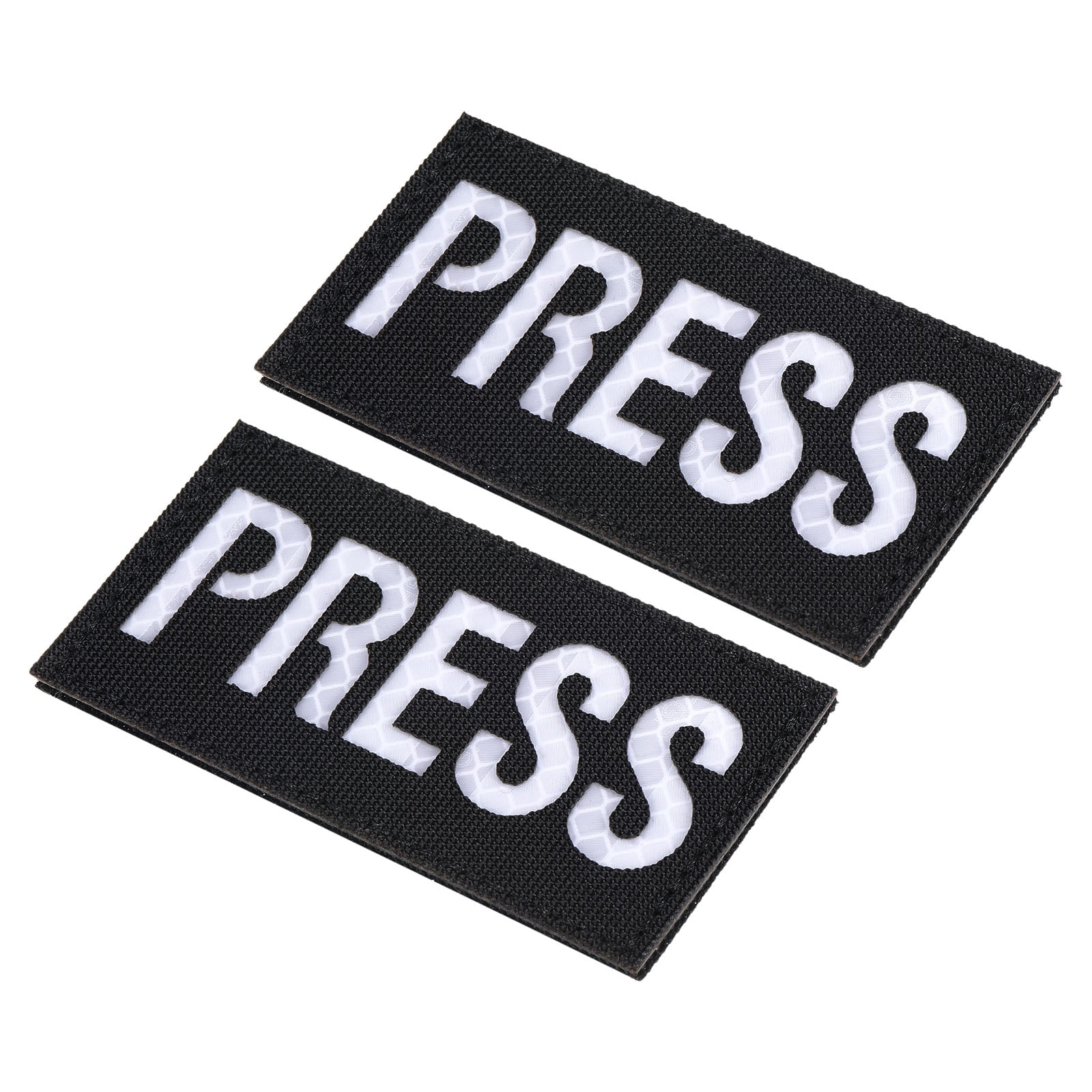 Uxcell 2x3.5" Reflective PRESS Patch IR Infrared Hook and Loop Fastener ...
