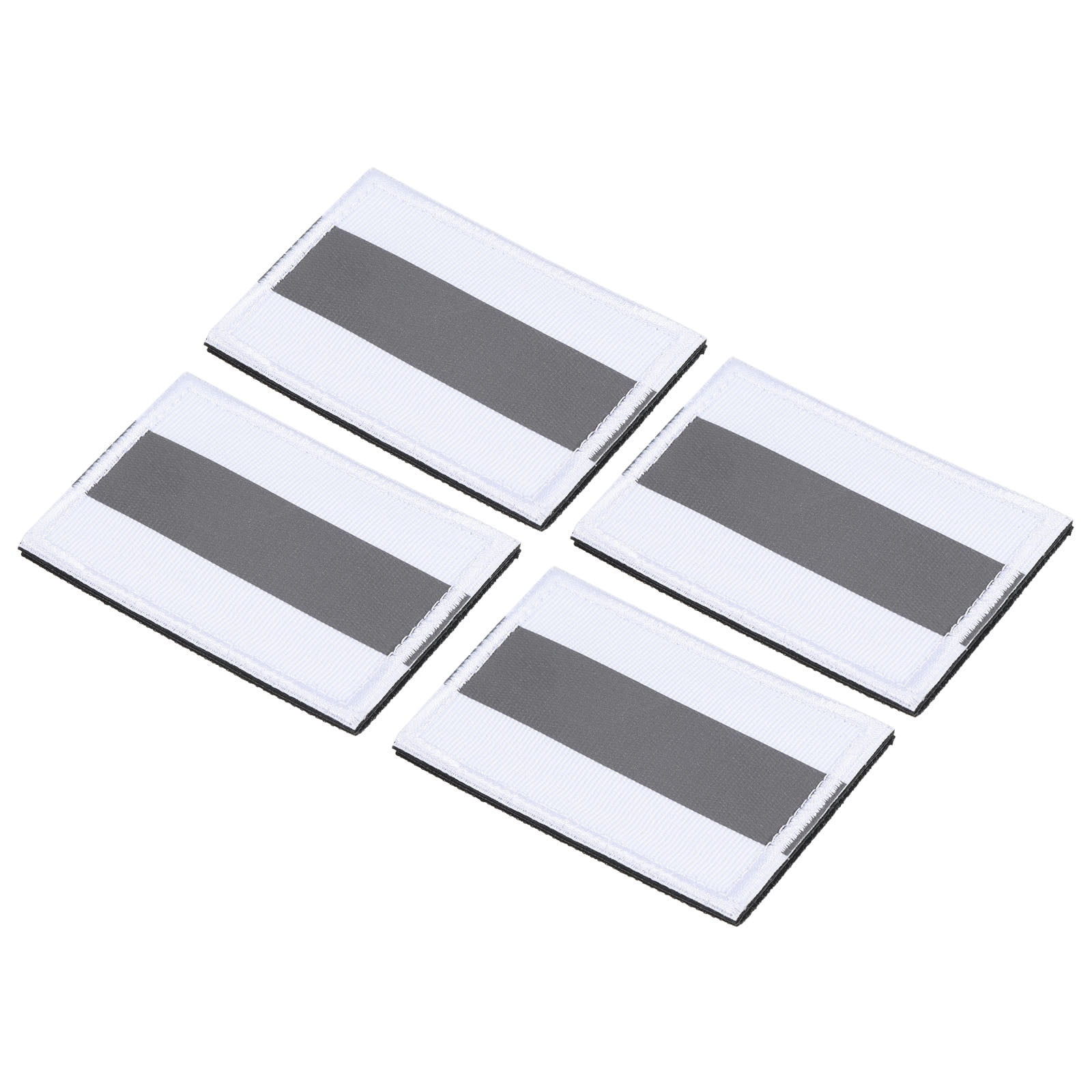 Uxcell 2x3" Reflective Patch Hook and Loop Fastener Safety Applique ...