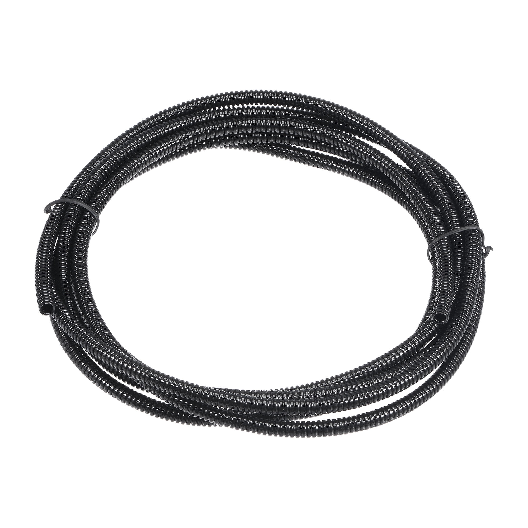 Uxcell 3.0 M 4.5 x 7 mm PA Split Corrugated Conduit Tube for Garden ...