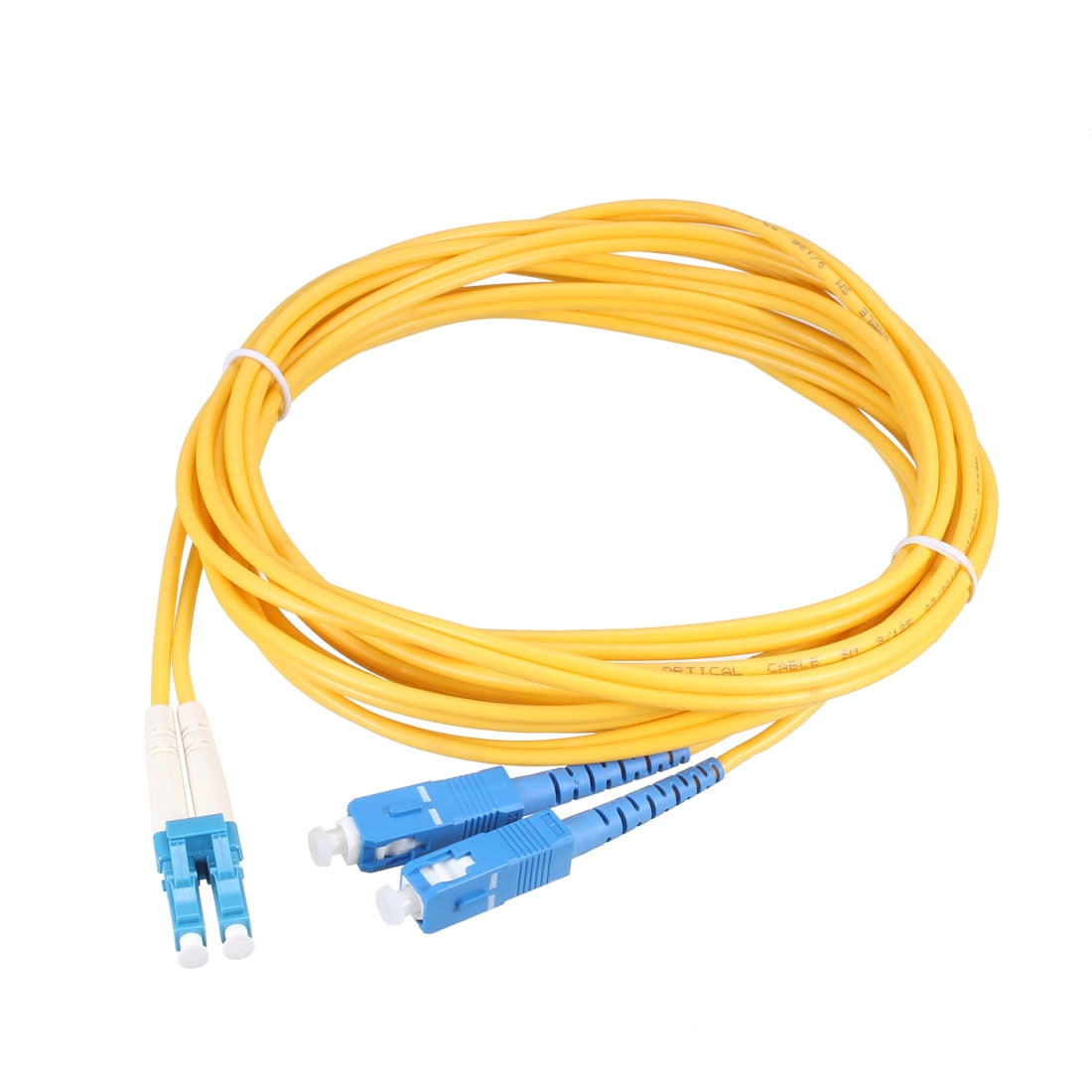Uxcell 3.0M 10Ft Jumper Cable Duplex Singlemode LC-SC Fiber Optic Patch ...
