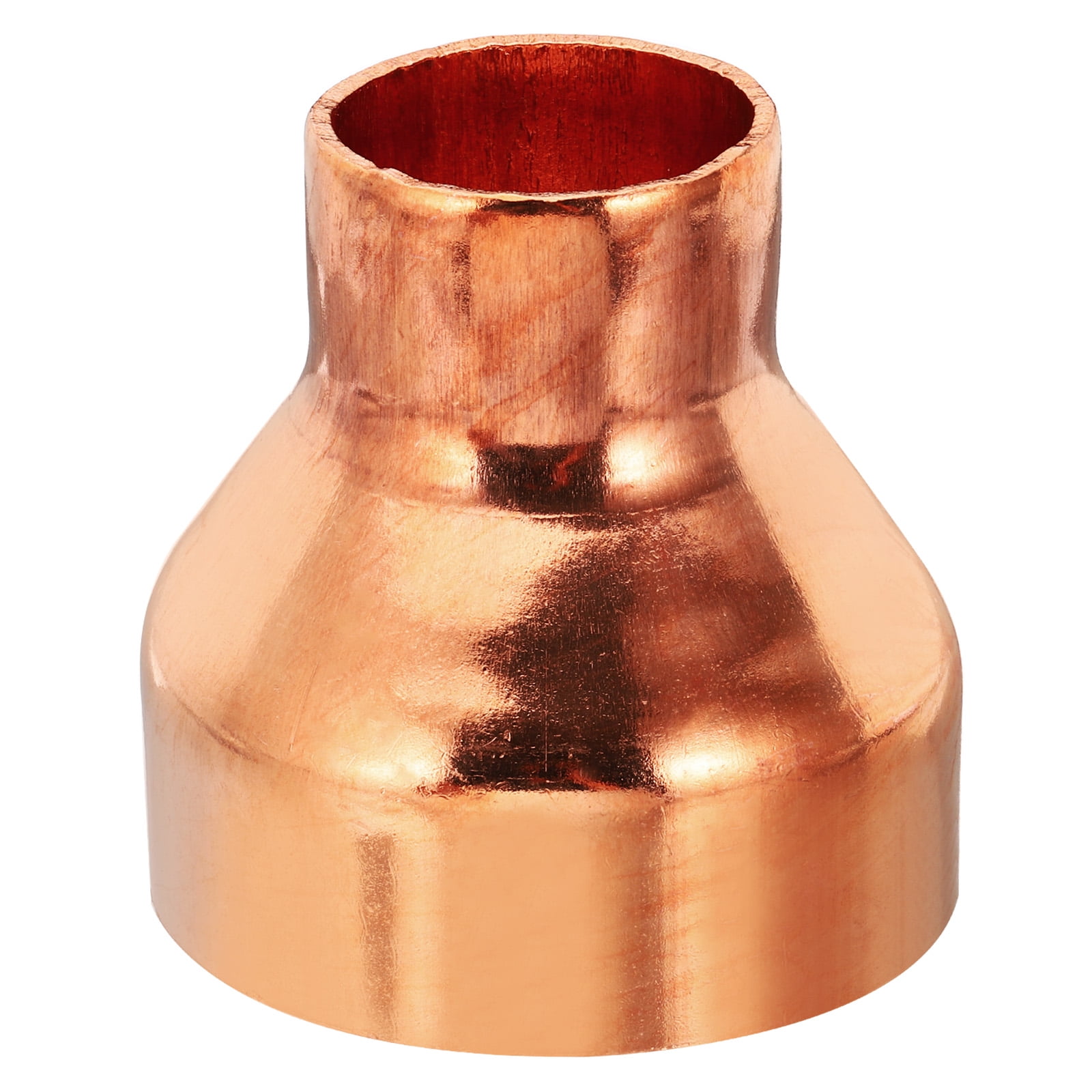 Uxcell 3 1/8" to 1 5/8" ID Copper Reducer, Copper Reducing Coupling ...