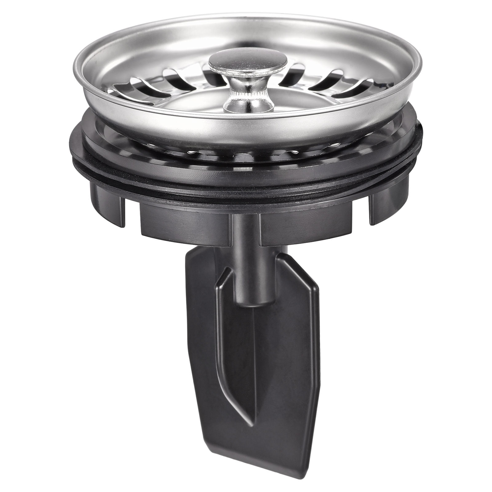 Uxcell 3.14'' Garbage Disposal Strainer Cover Water Stopper ABS Black ...