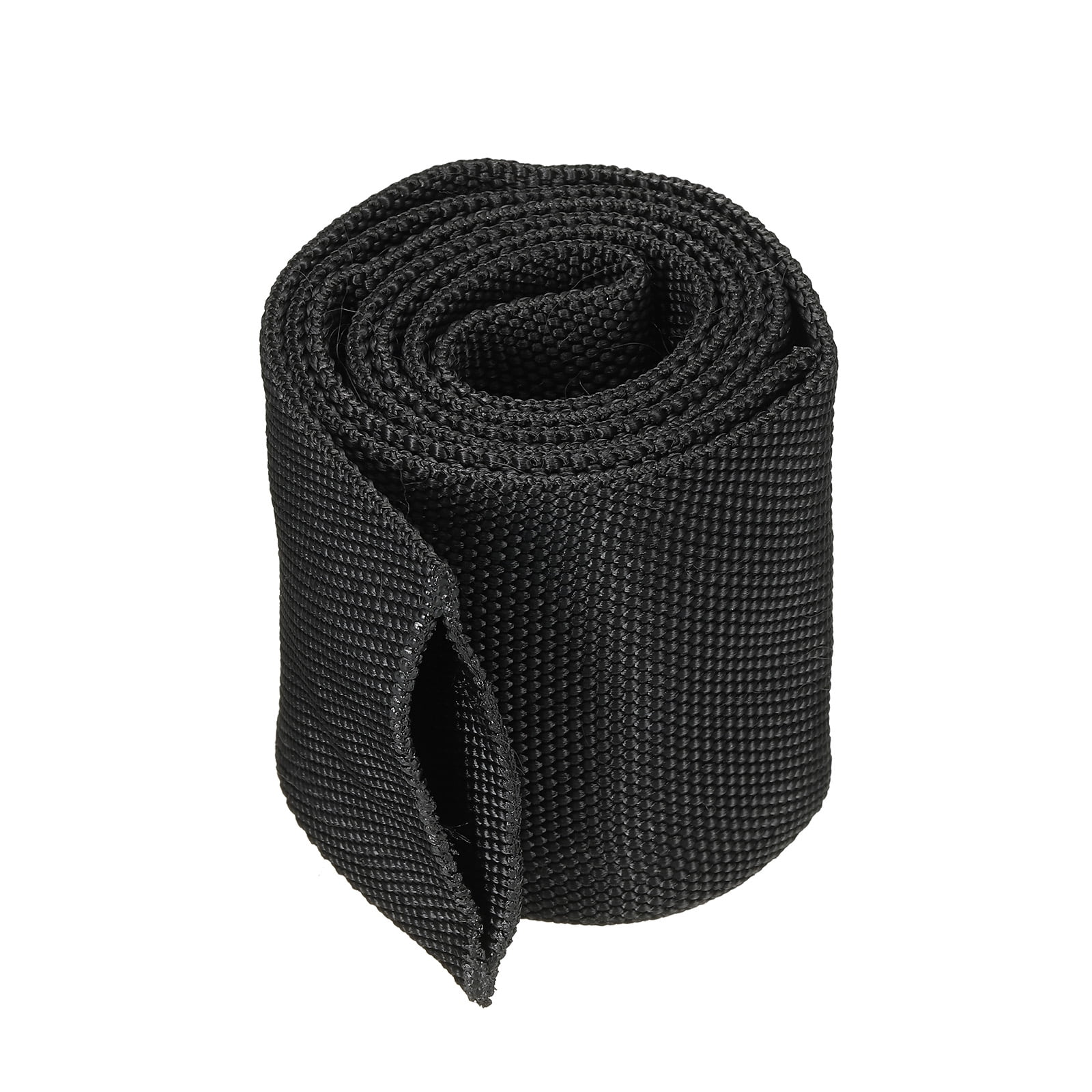 Uxcell 3.15" Flat Dia 3.3FT Nylon Protective Hose Sleeve, Cable Cover ...