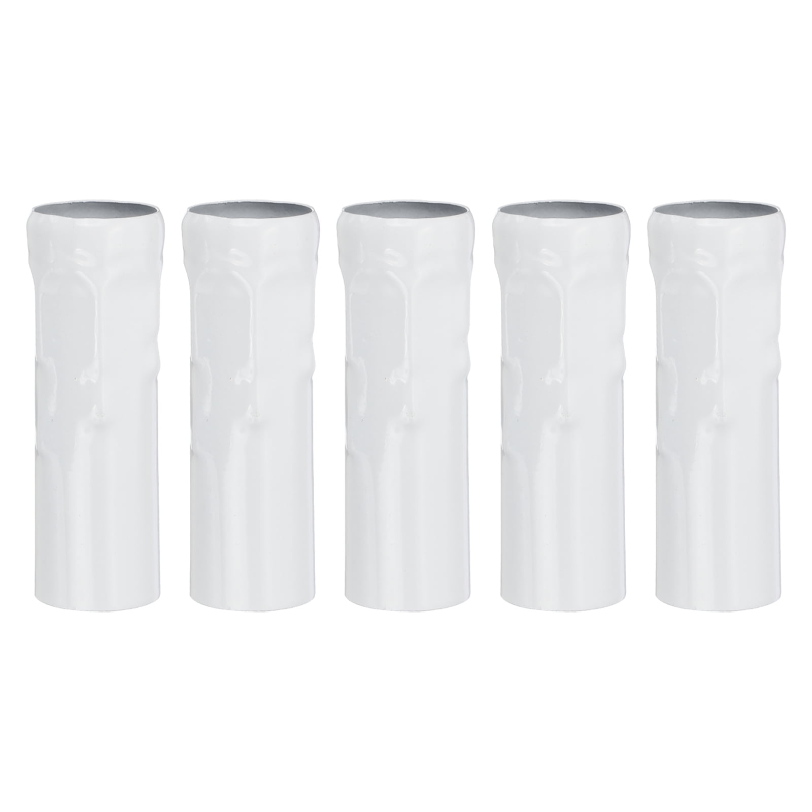 Uxcell 3.15" Tall Candle Covers Sleeves, 5 Pcs Metal E14 Chandelier ...
