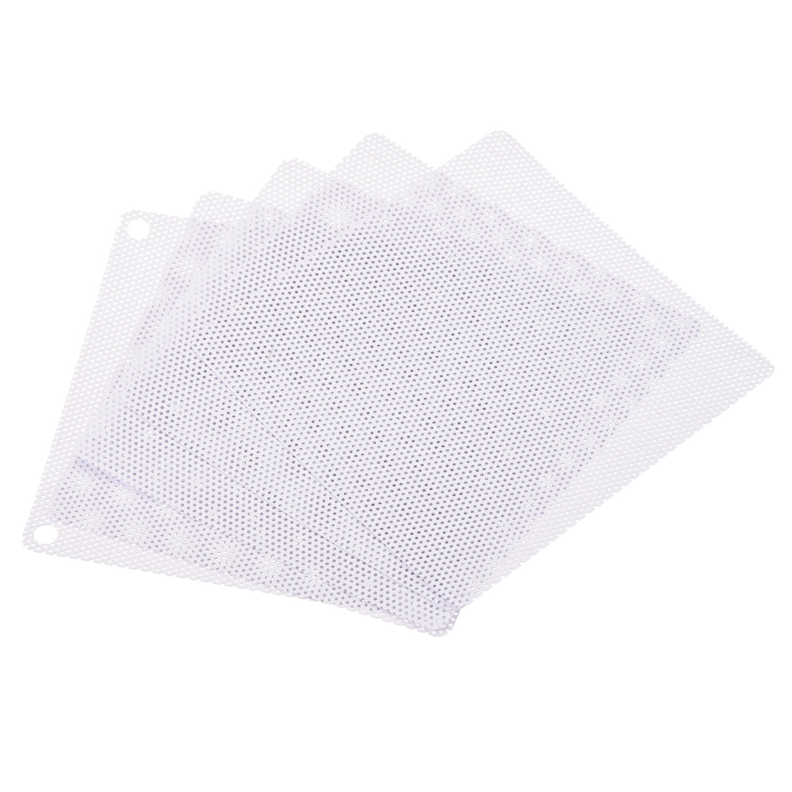 Uxcell 3.15"x3.15" Mesh Dustproof Cover Computer Fan Filter Grills PVC ...
