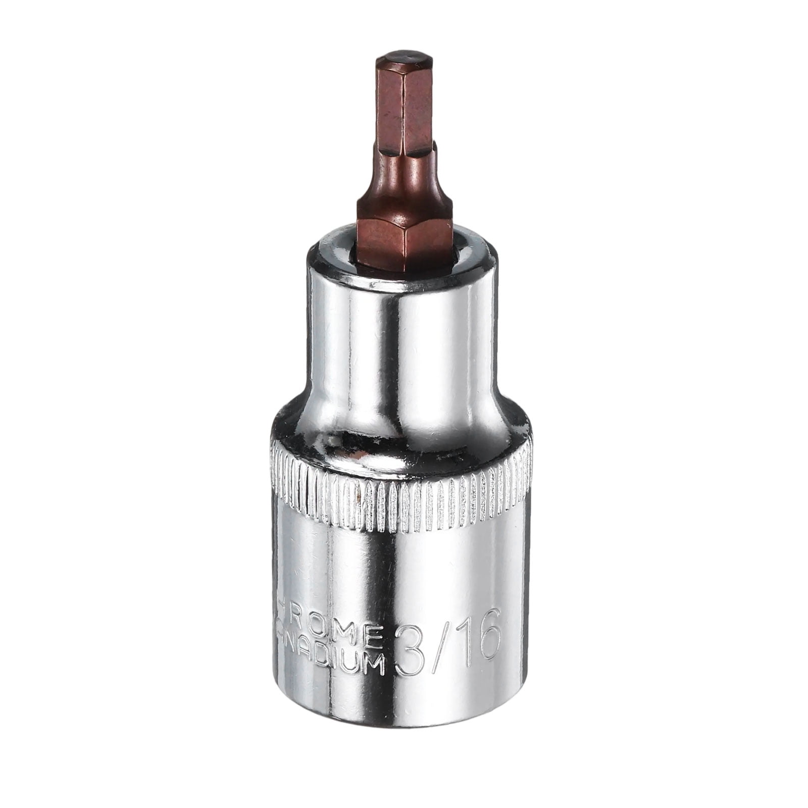 Uxcell 3/16" Hex Bit Socket 1/2" Square Drive SAE Extension Impact Bit ...