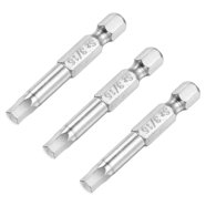 Uxcell S1 Magnetic Square Screwdriver Bit 1/4" Hex Shank 2" Length ...