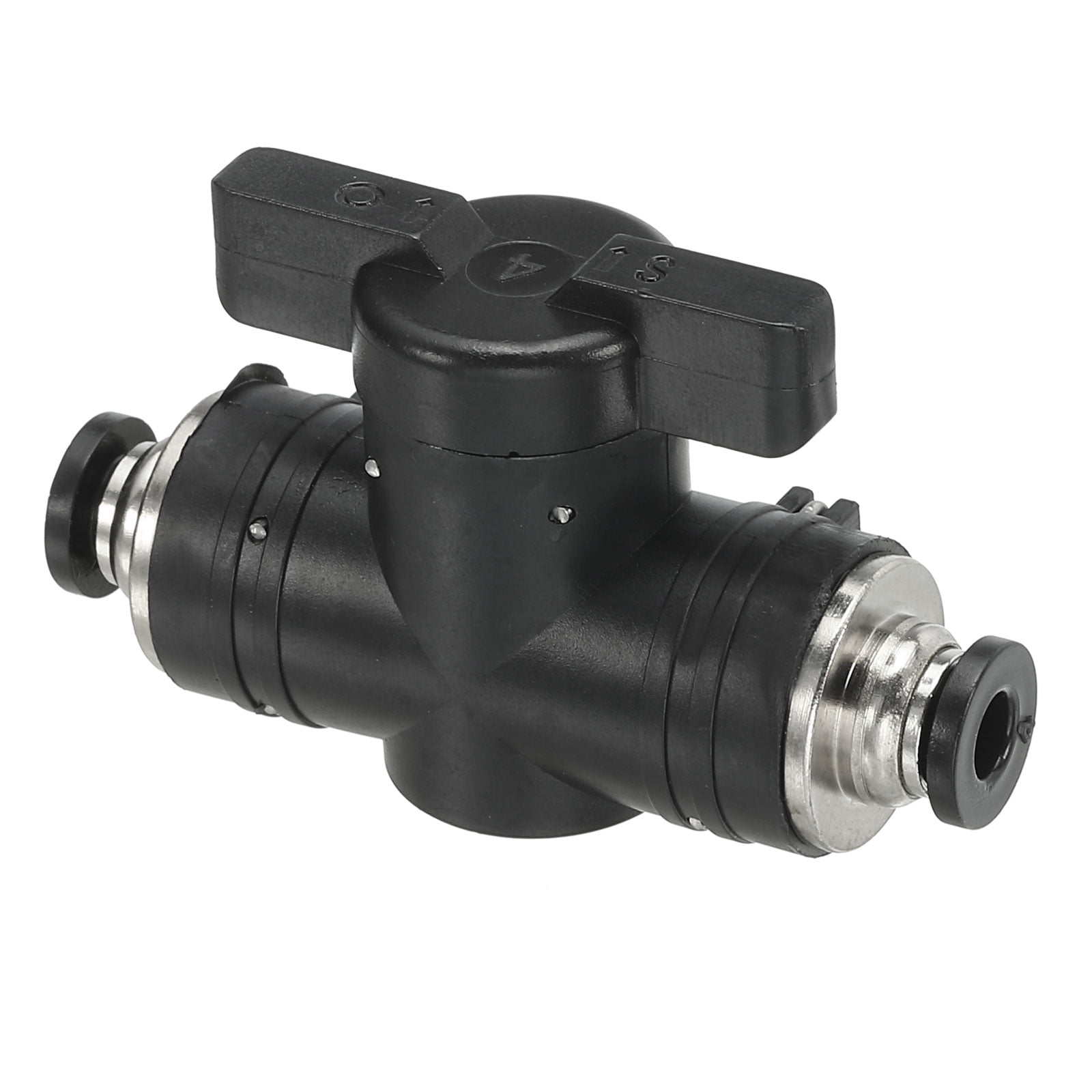 Uxcell 3/16" Pneumatic Ball Valve, Push to Connect Fittings Quick ...