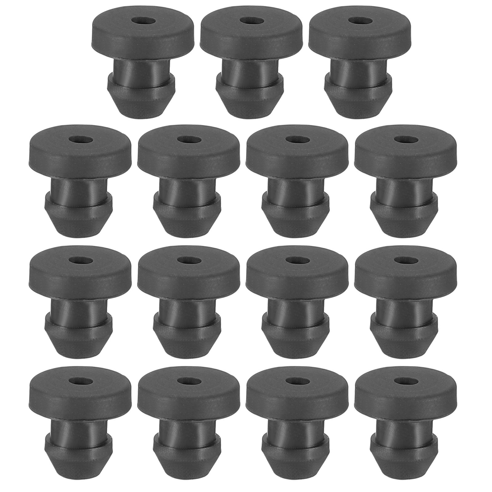 Uxcell 3/16 inch Rubber Grommets, 15Pcs Top Hat Grommet for Wiring Hole ...