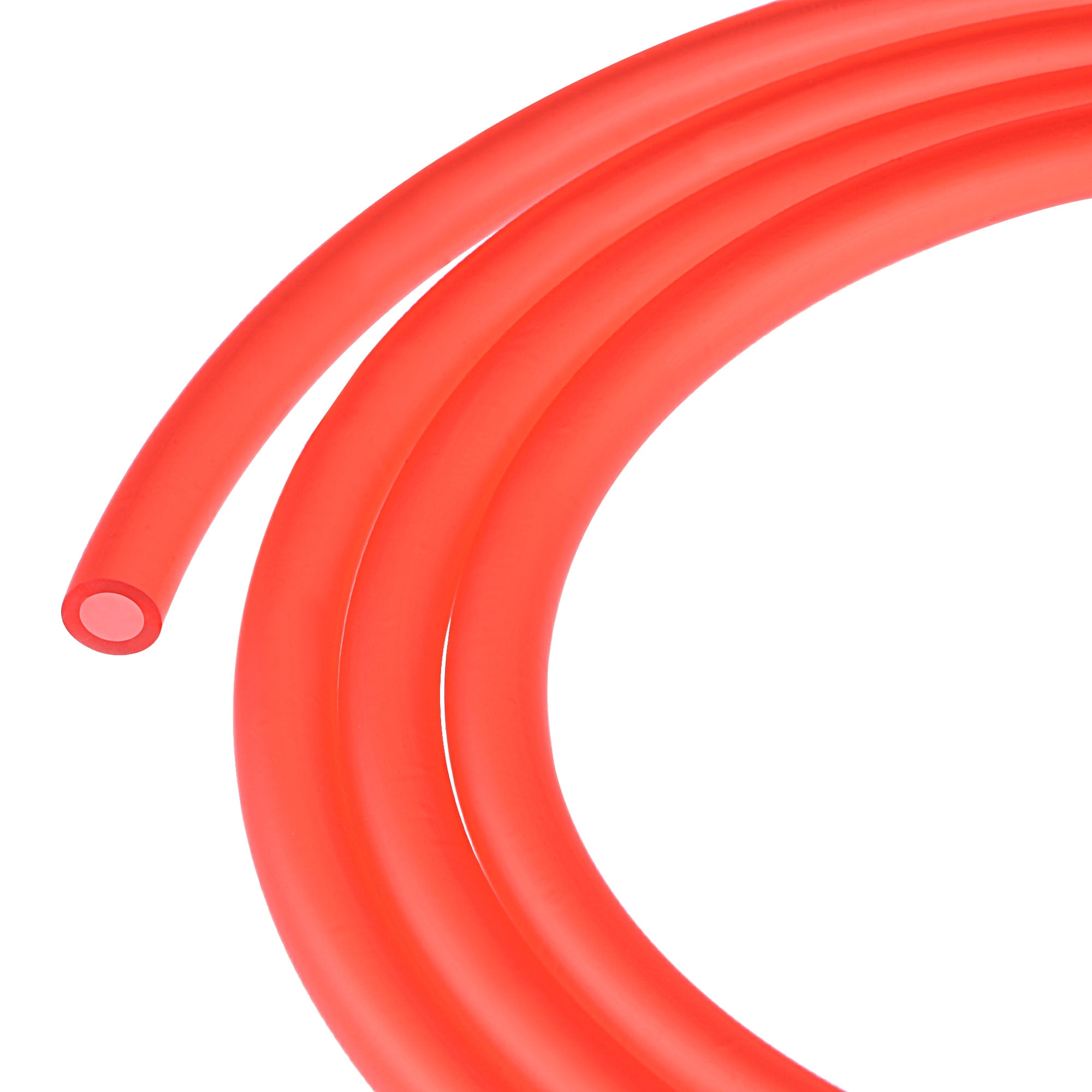 Uxcell 3/16" x 5/16" Petrol Fuel Line Hose for Machine Red 10ft ...