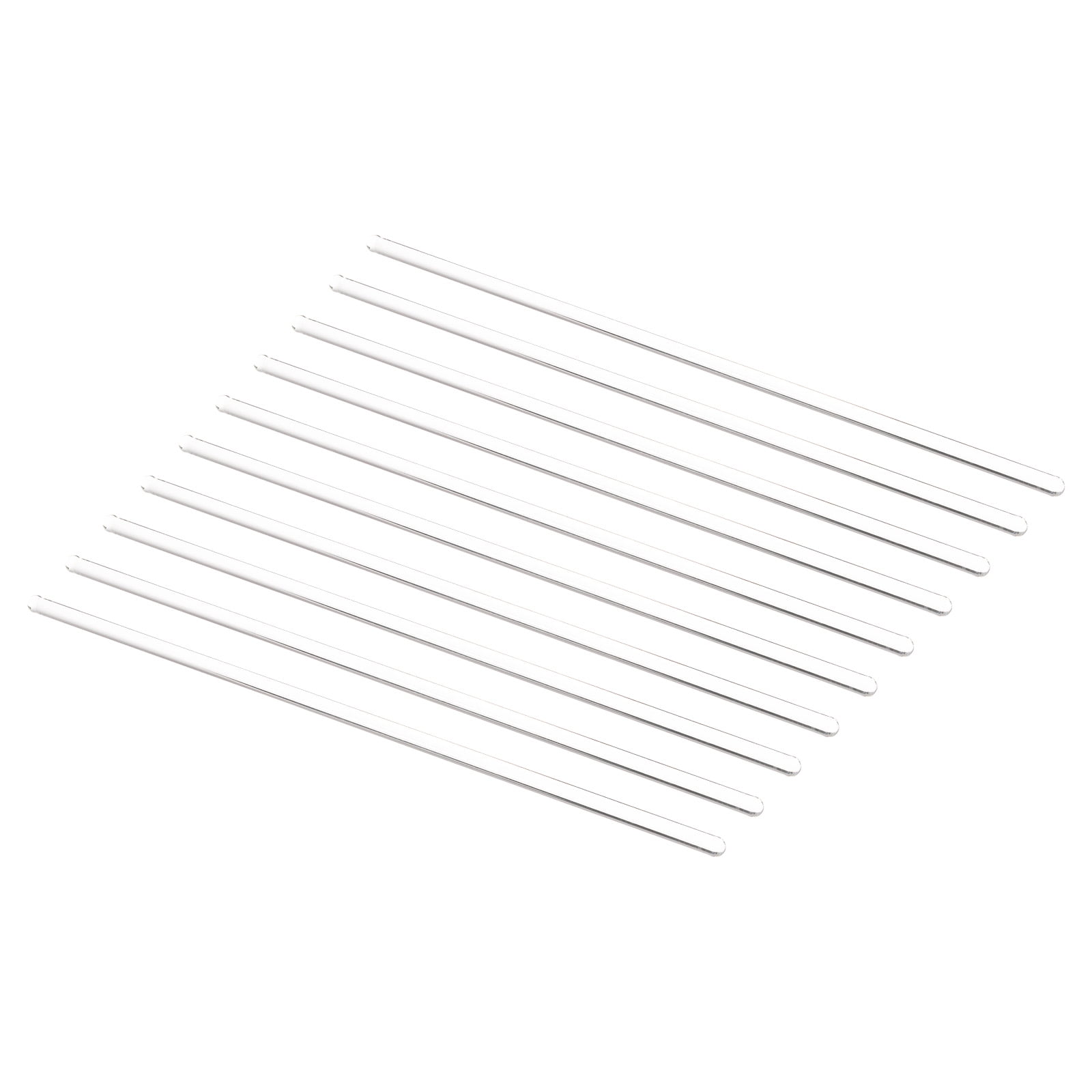 Uxcell 3.3 Borosilicate Glass Stick 11.81" Length 7mm Dia Stir Rod ...