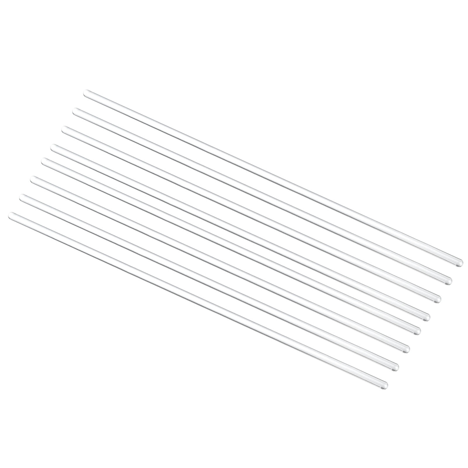 Uxcell 3.3 Borosilicate Glass Stick 13.8" Length 7mm Dia Stir Rod ...