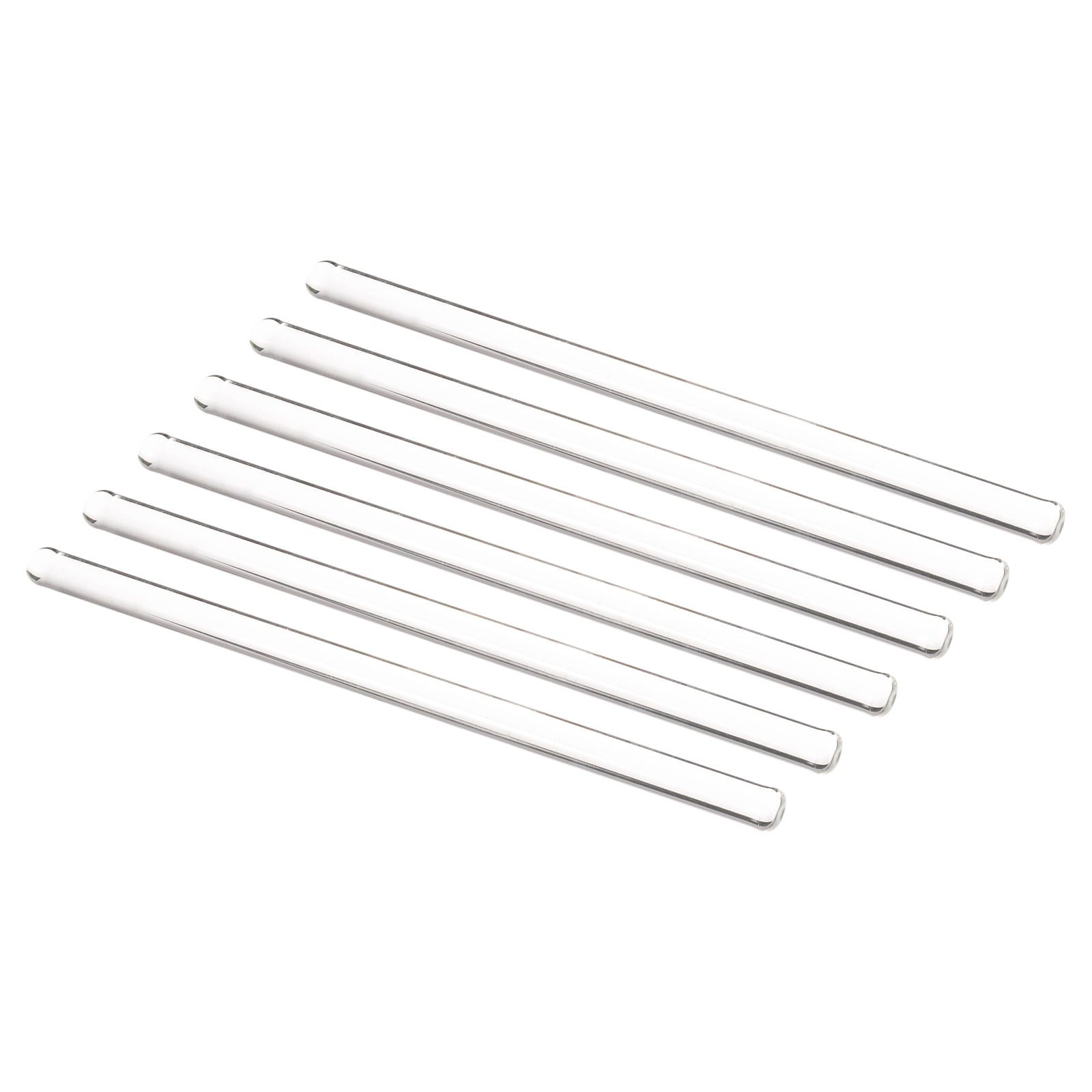 Uxcell 3.3 Borosilicate Glass Stick 7.87" Length 10mm Dia Stir Rod ...