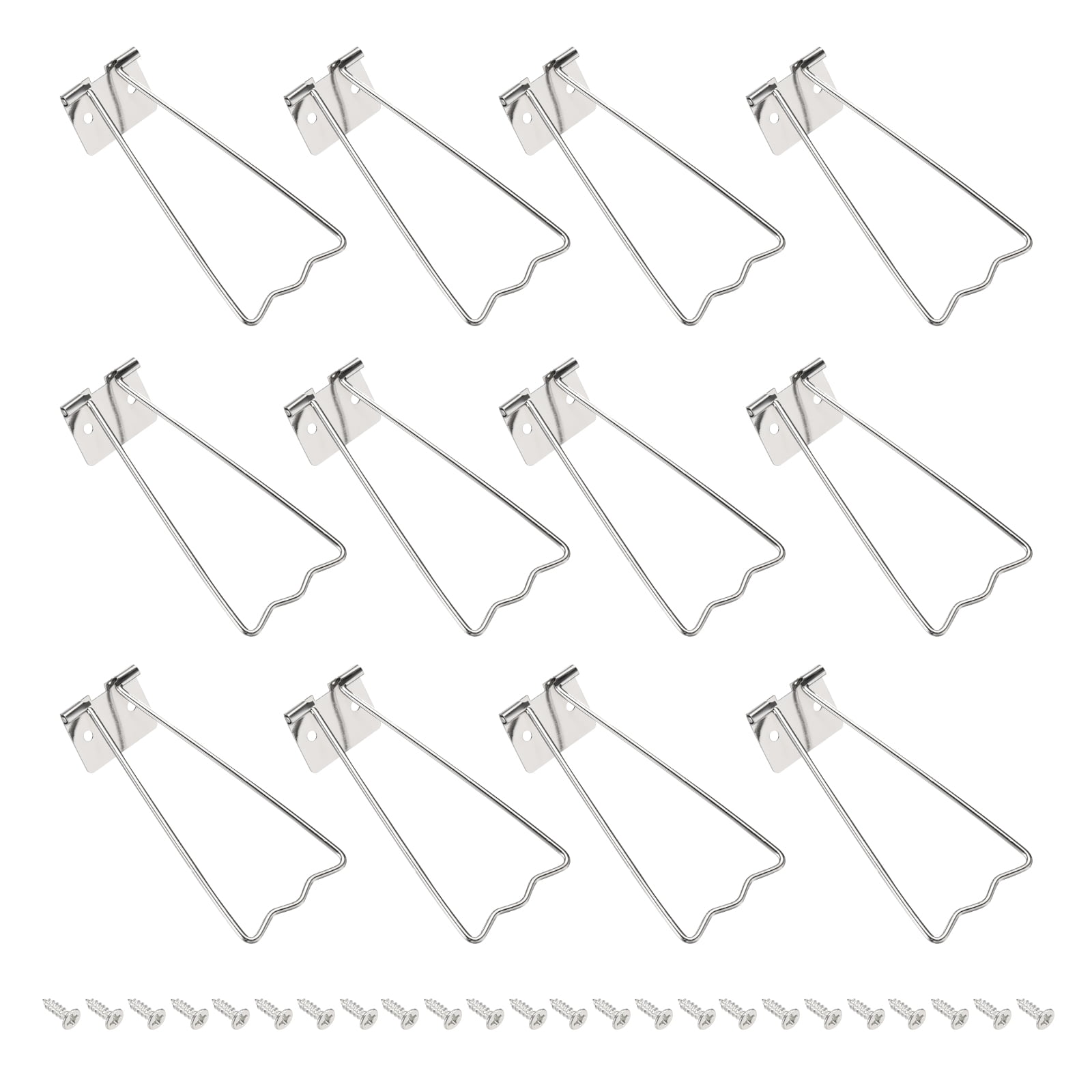 Uxcell 3.39" Easel Back, 12 Sets Metal Picture Frame Back Stand Photo ...