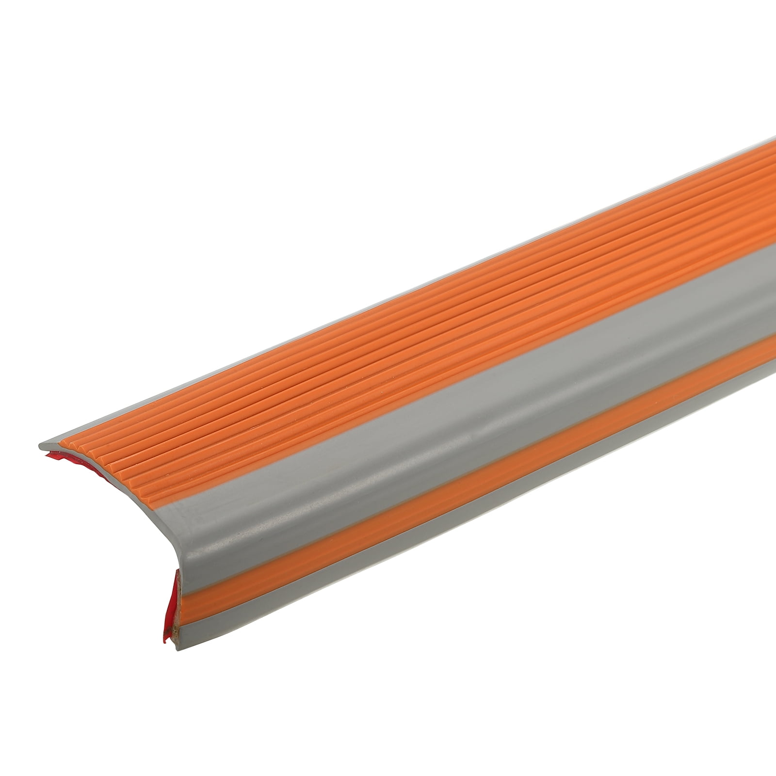 Uxcell 3.3Ft Stair Nosing, 5cm PVC L Shape Step Edges Protector, Orange ...