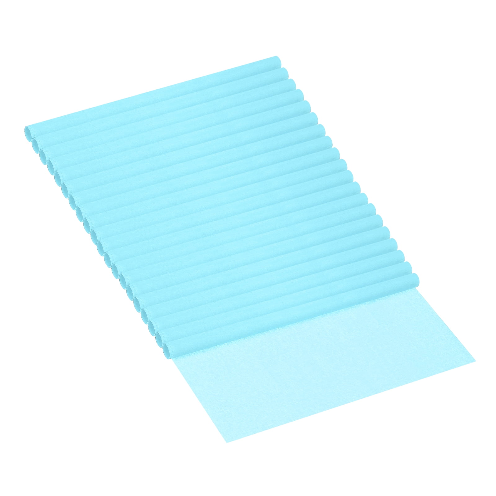 Uxcell 3.3ft Crepe Paper Roll, 20 Roll 20" Width Soft Paper Streamer ...