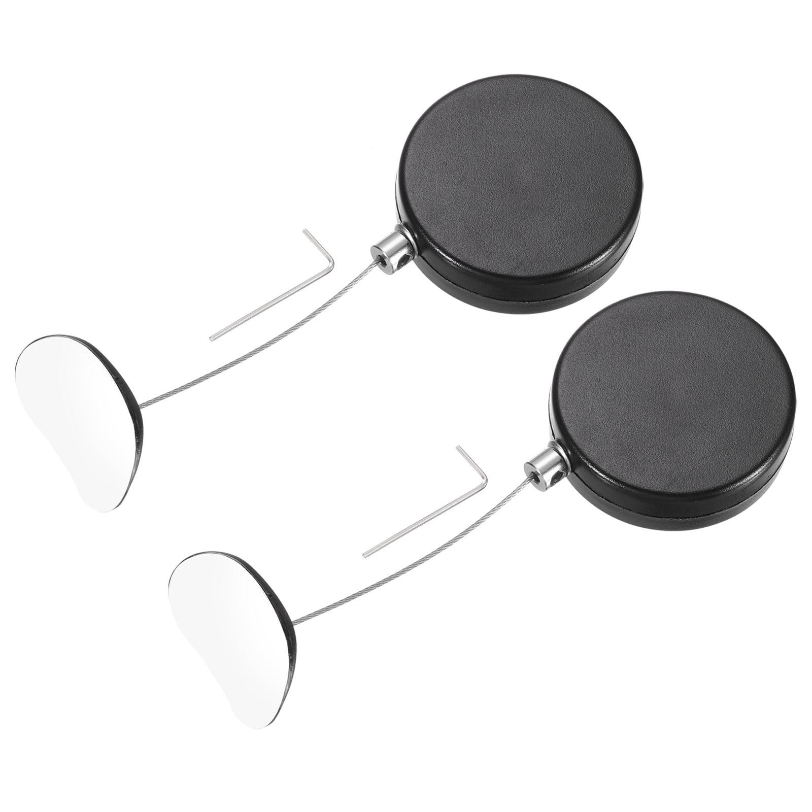 Uxcell 3.3ft Retractable Cable Lock with Arc Patch Remote Control ...