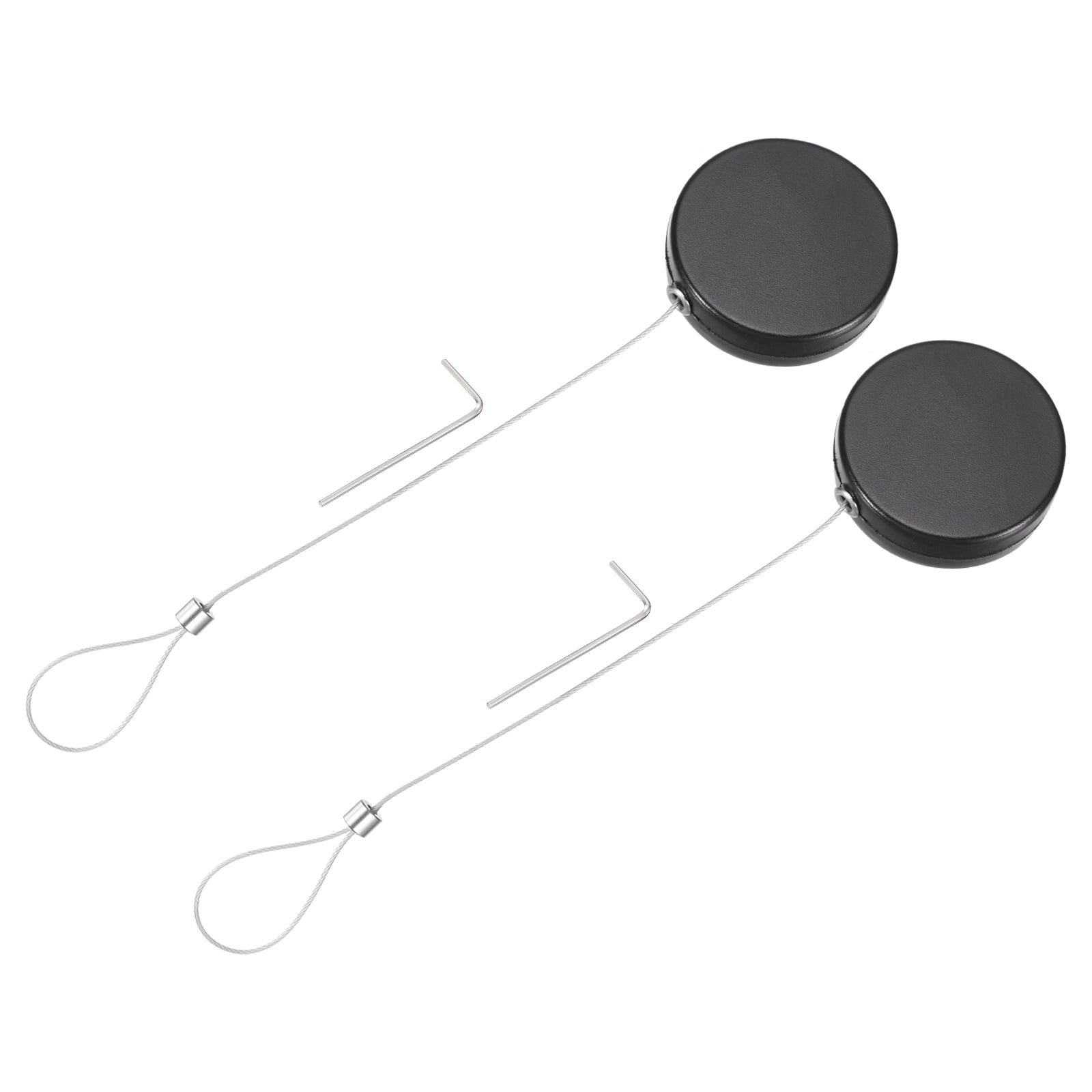 Uxcell 3.3ft Retractable Cable Lock with Latch Remote Control Security ...