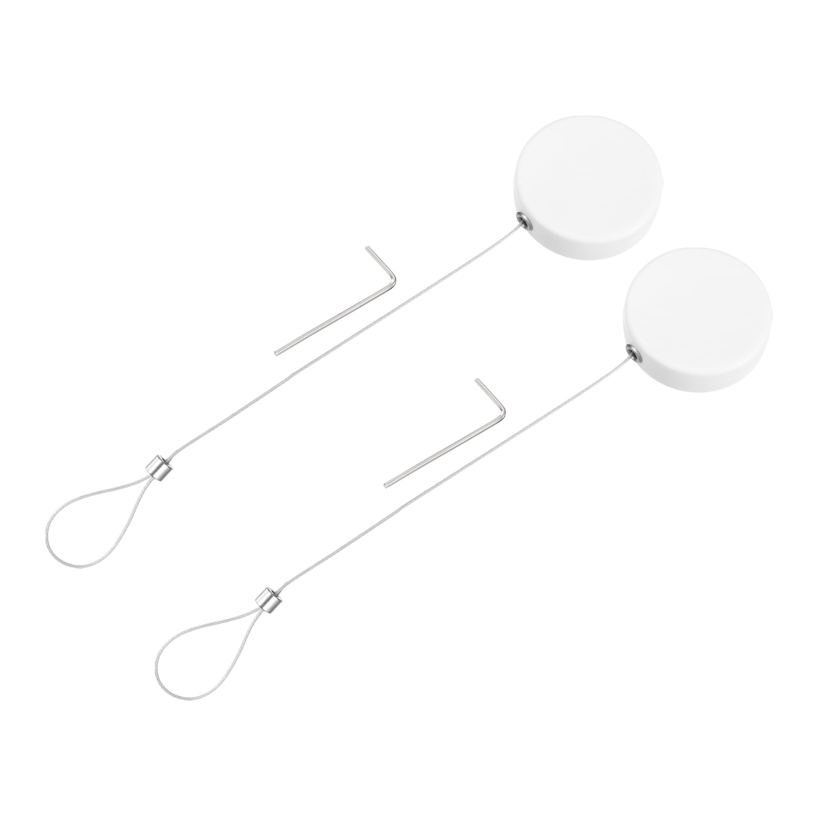 Uxcell 3.3ft Retractable Cable Lock with Latch Remote Control Security ...