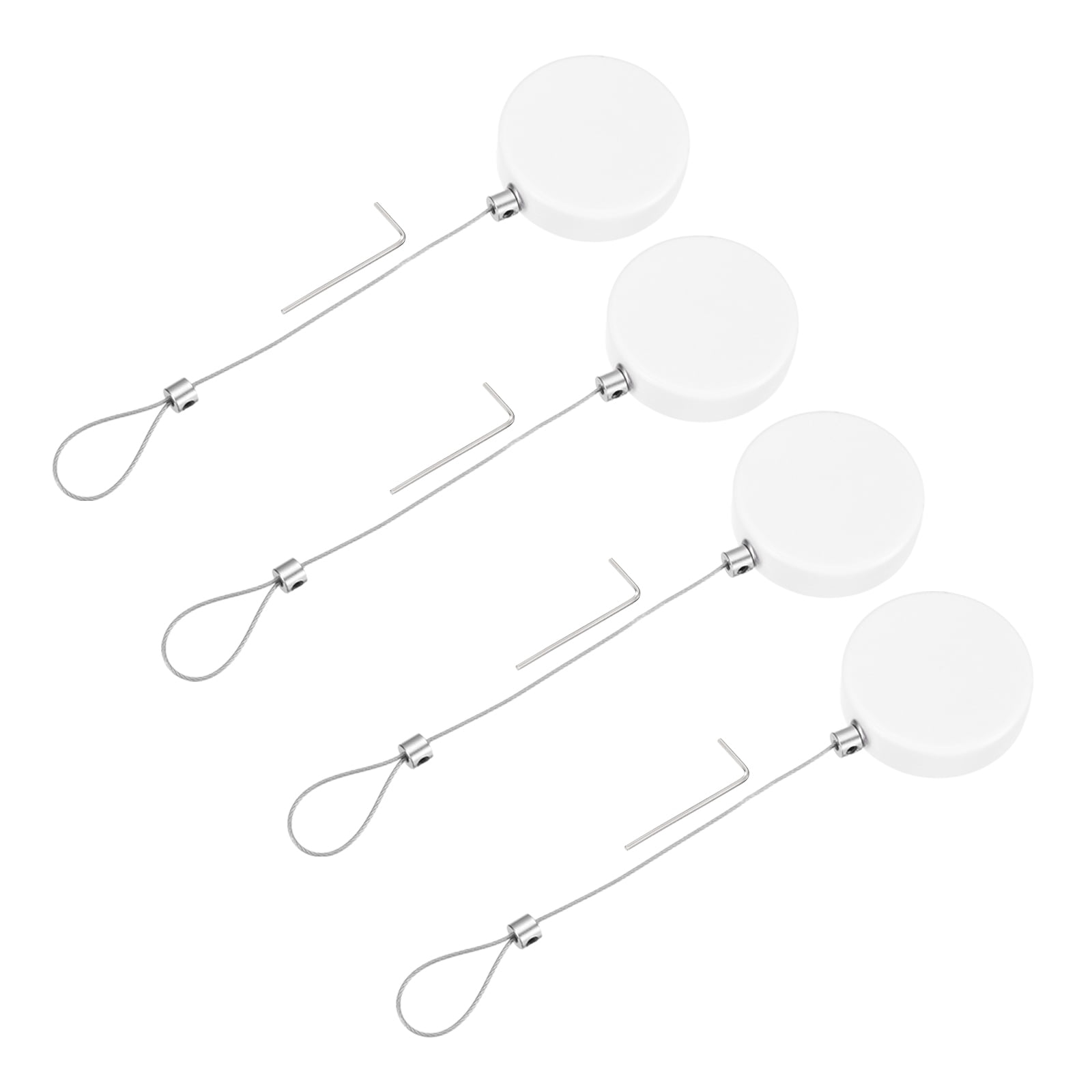 Uxcell 3.3ft Retractable Cable Lock with Latch Remote Control Security ...