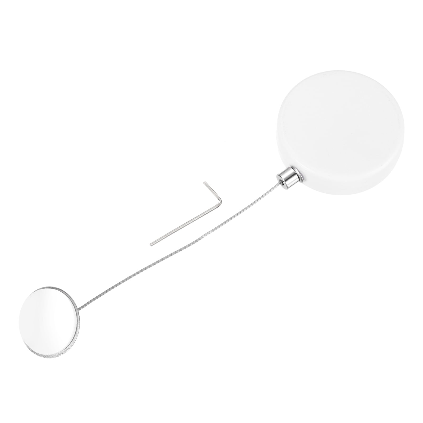 Uxcell 3.3ft Retractable Cable Lock with Round Patch Remote Control ...