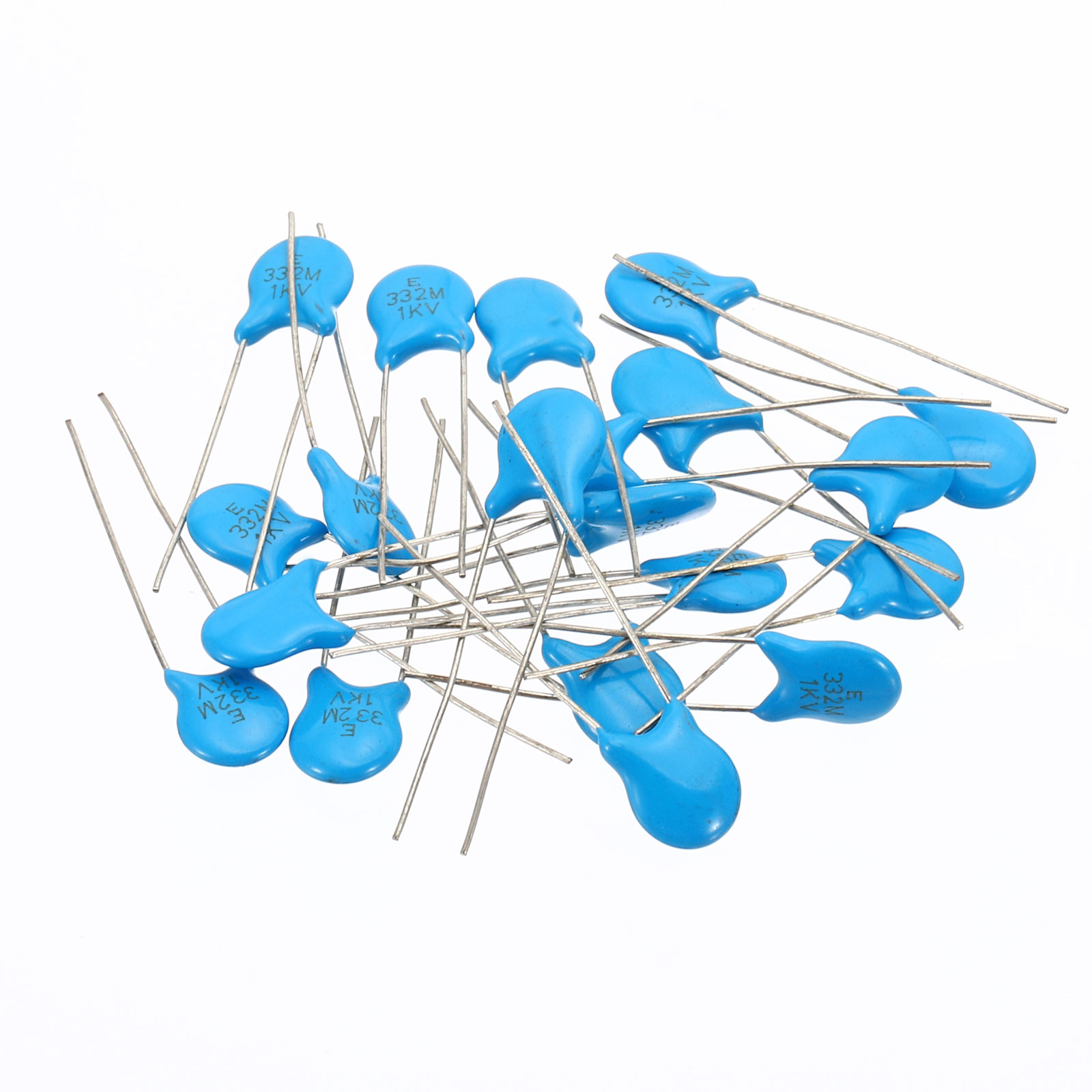 Uxcell 3.3nf 1kv High Voltage Ceramic Capacitor, 20 Pcs Ceramic Chip ...