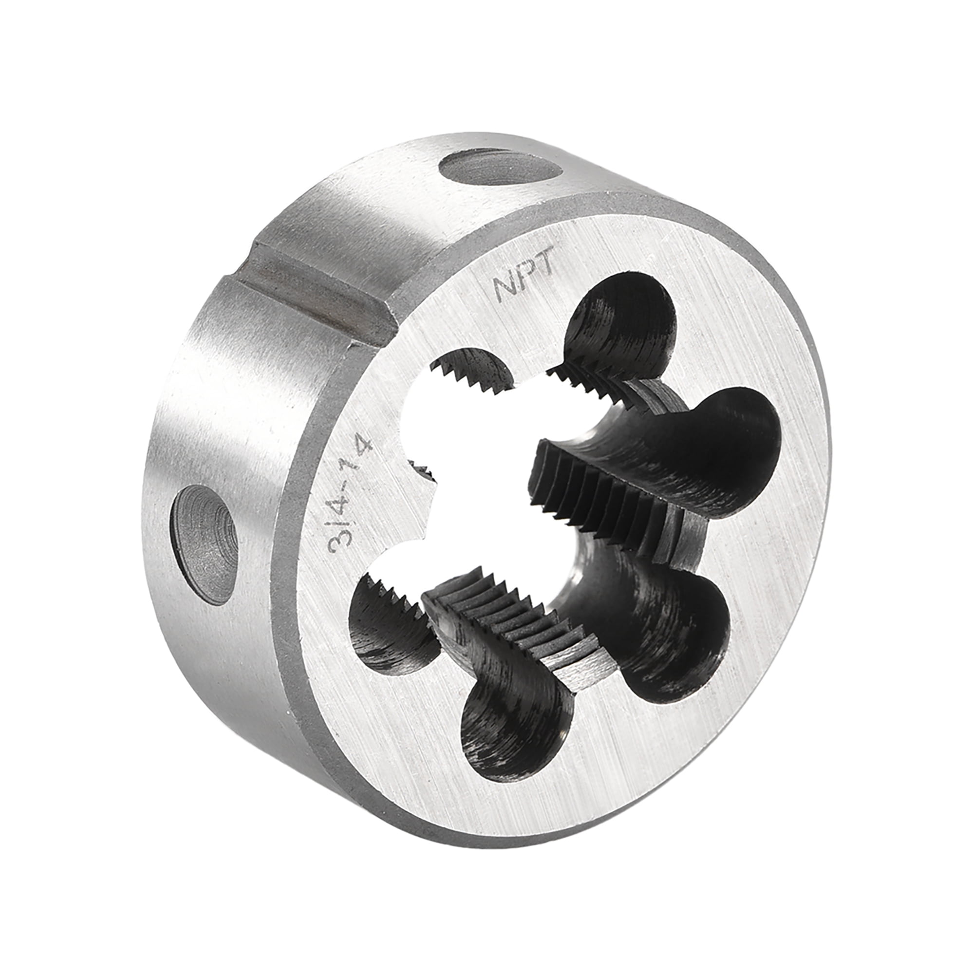 Uxcell 3/4"-14 NPT HSS Machine Thread Round Threading Dies - Walmart.com