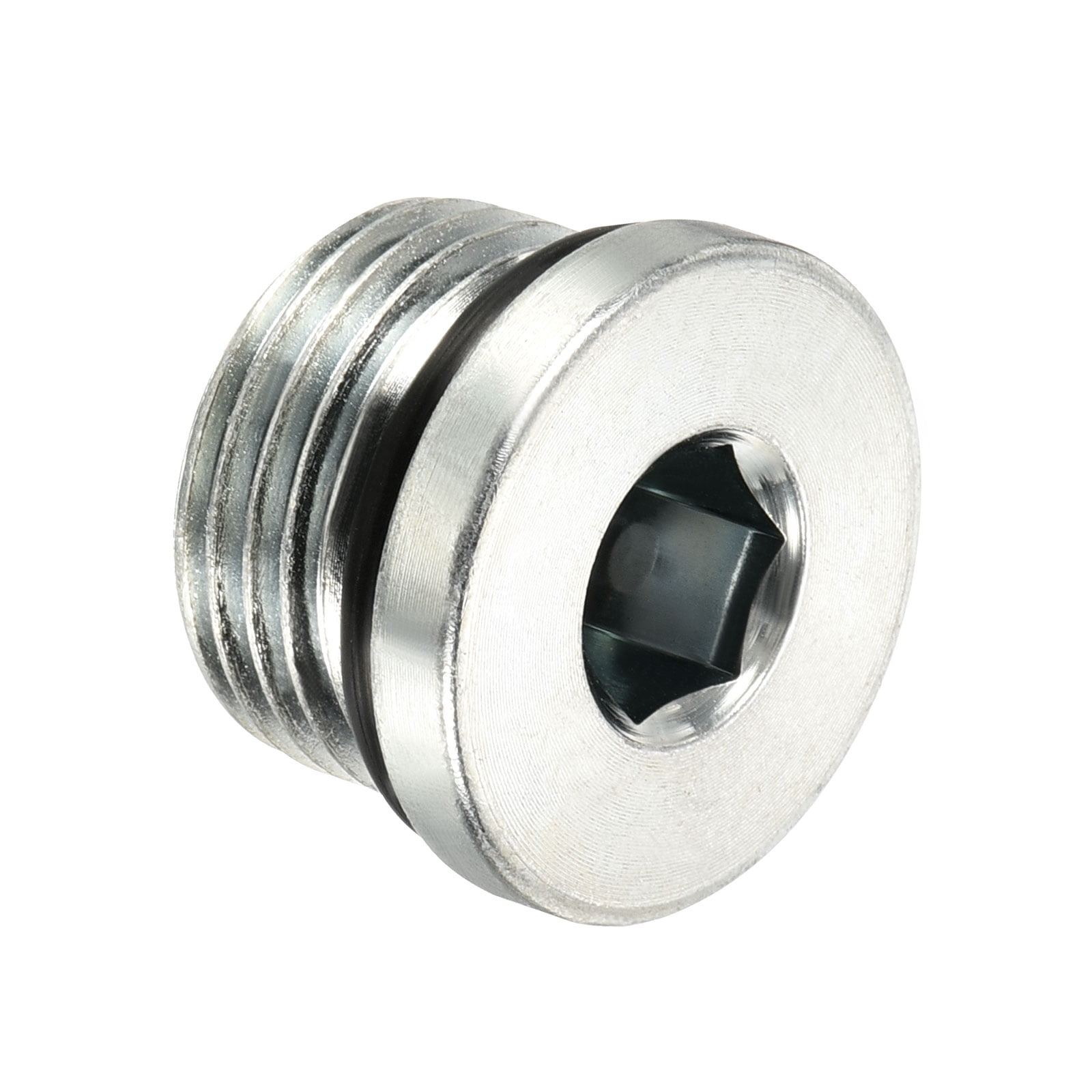 Uxcell 3/4-16UNF Internal Hex Head Pipe Fitting Plug, Male Thread 45 ...