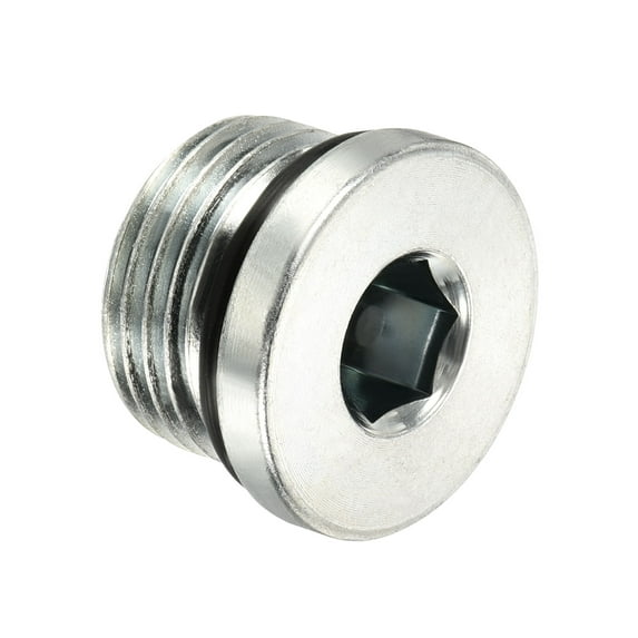 Uxcell 3/4-16UNF Internal Hex Head Pipe Fitting Plug, Male Thread 45 ...