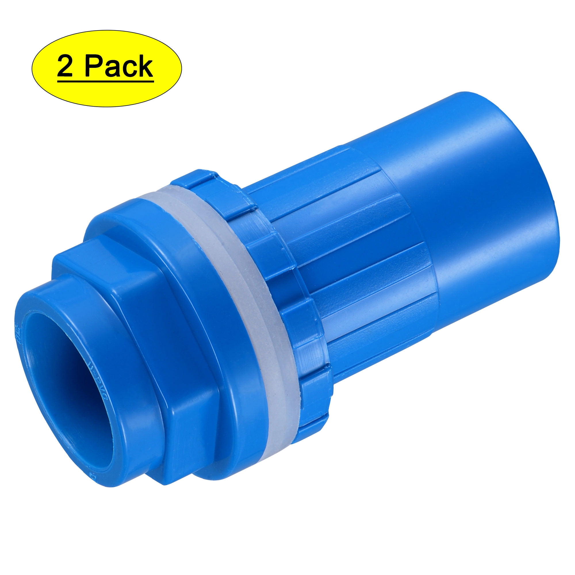 Uxcell 3/4 25mm ID DN20 PVC Straight Water Tank Pipe Connector Joint ...