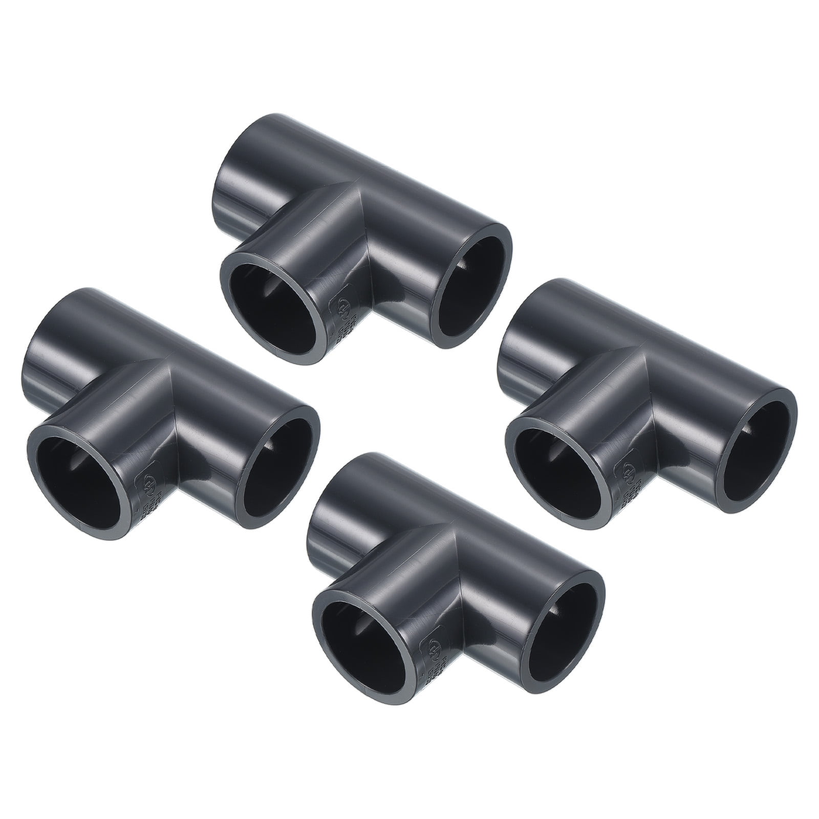 Uxcell 3/4" 3 Way UPVC Tee Pipe Fittings, Joint Coupling Pipe Adapter ...