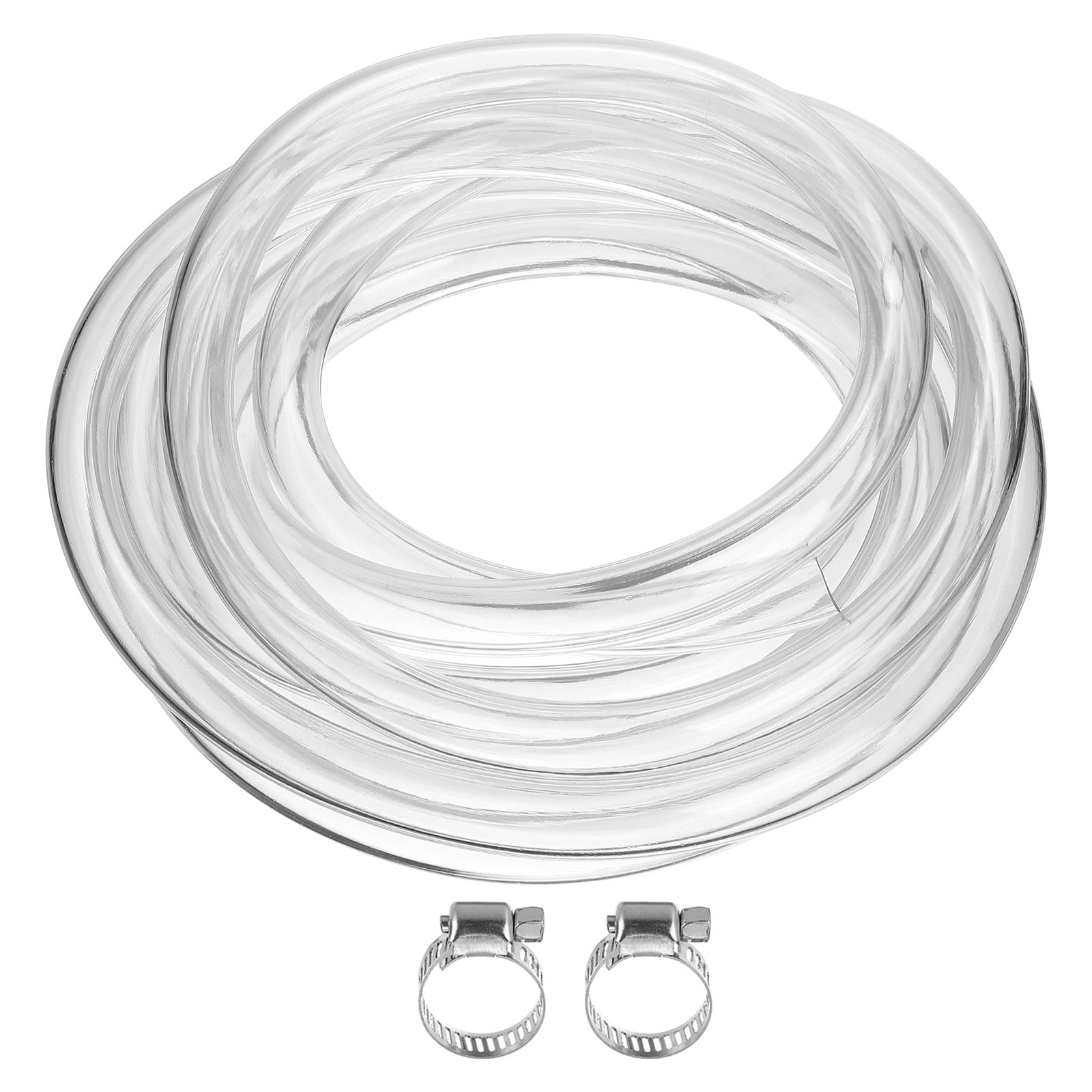 Uxcell 3/4" ID x 1" OD x 10 Ft Length Clear Vinyl Tubing, Flexible ...