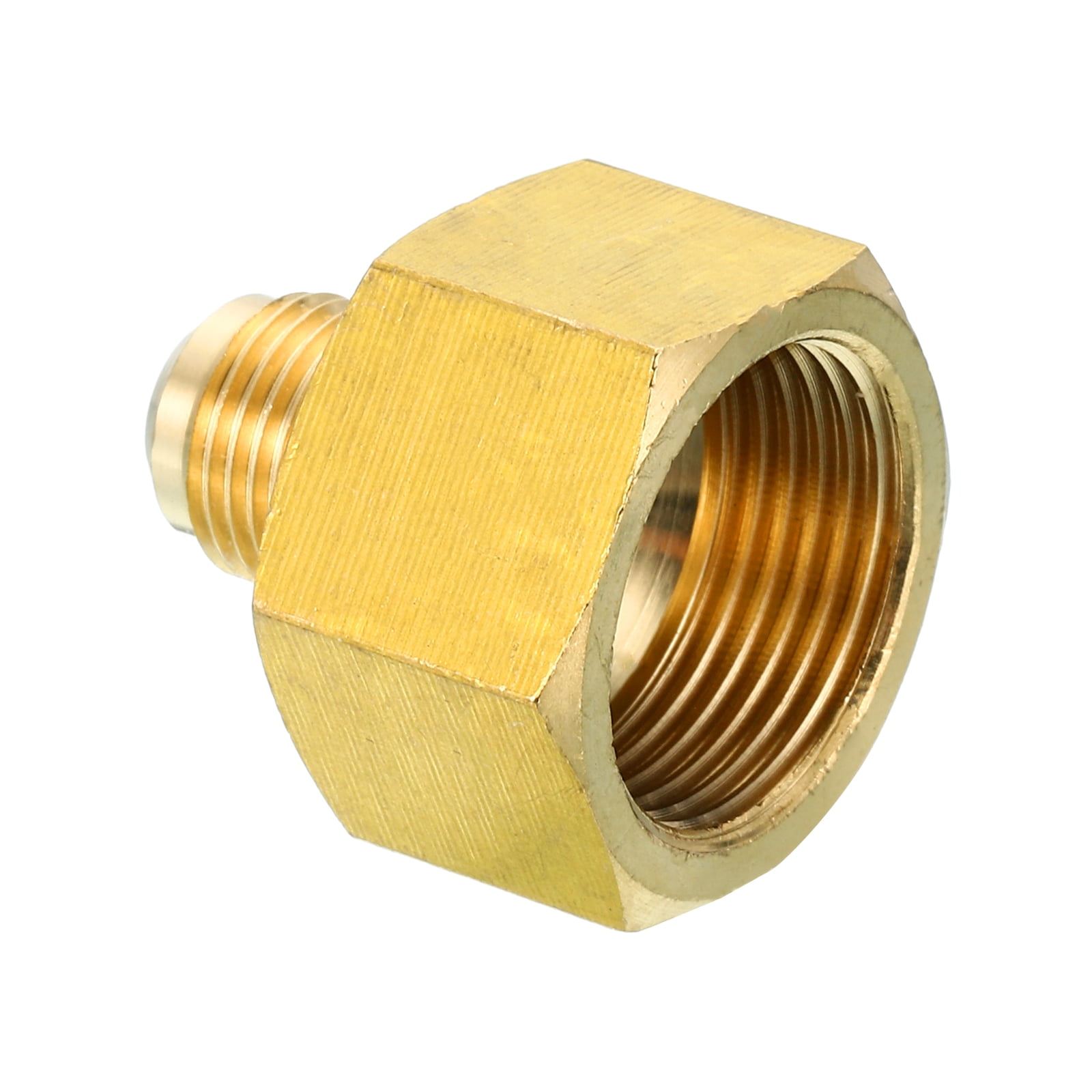 Uxcell Flare Connector SAE 45 Degree Flare Brass Adapter Flare Pipe ...