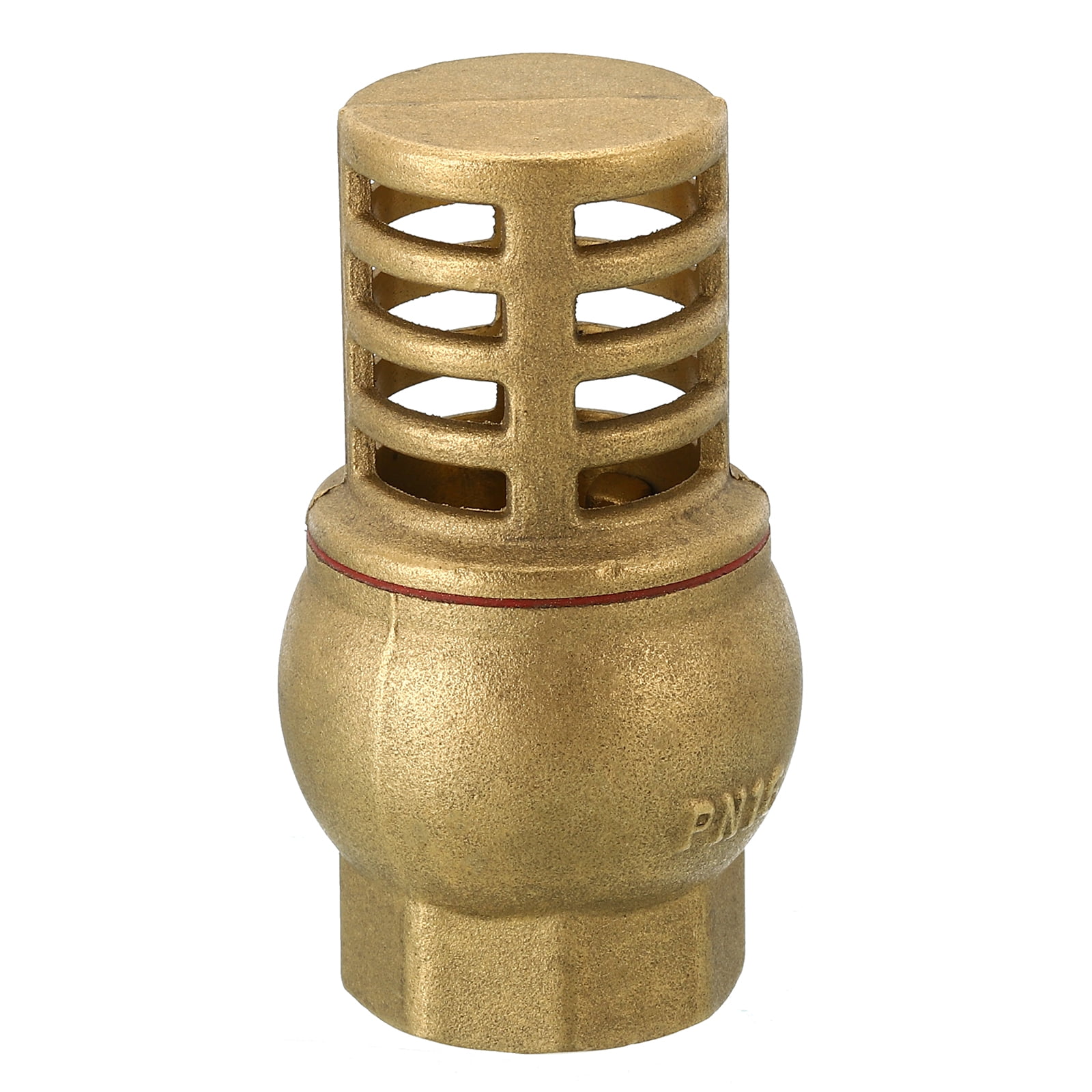 Uxcell 3/4 Inch NPT Female Foot Valve, Brass Female Threaded Backflow ...