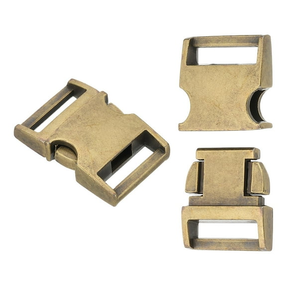 Uxcell 3/4 Inch Quick Side Release Buckle, Metal Replacement Clips for ...