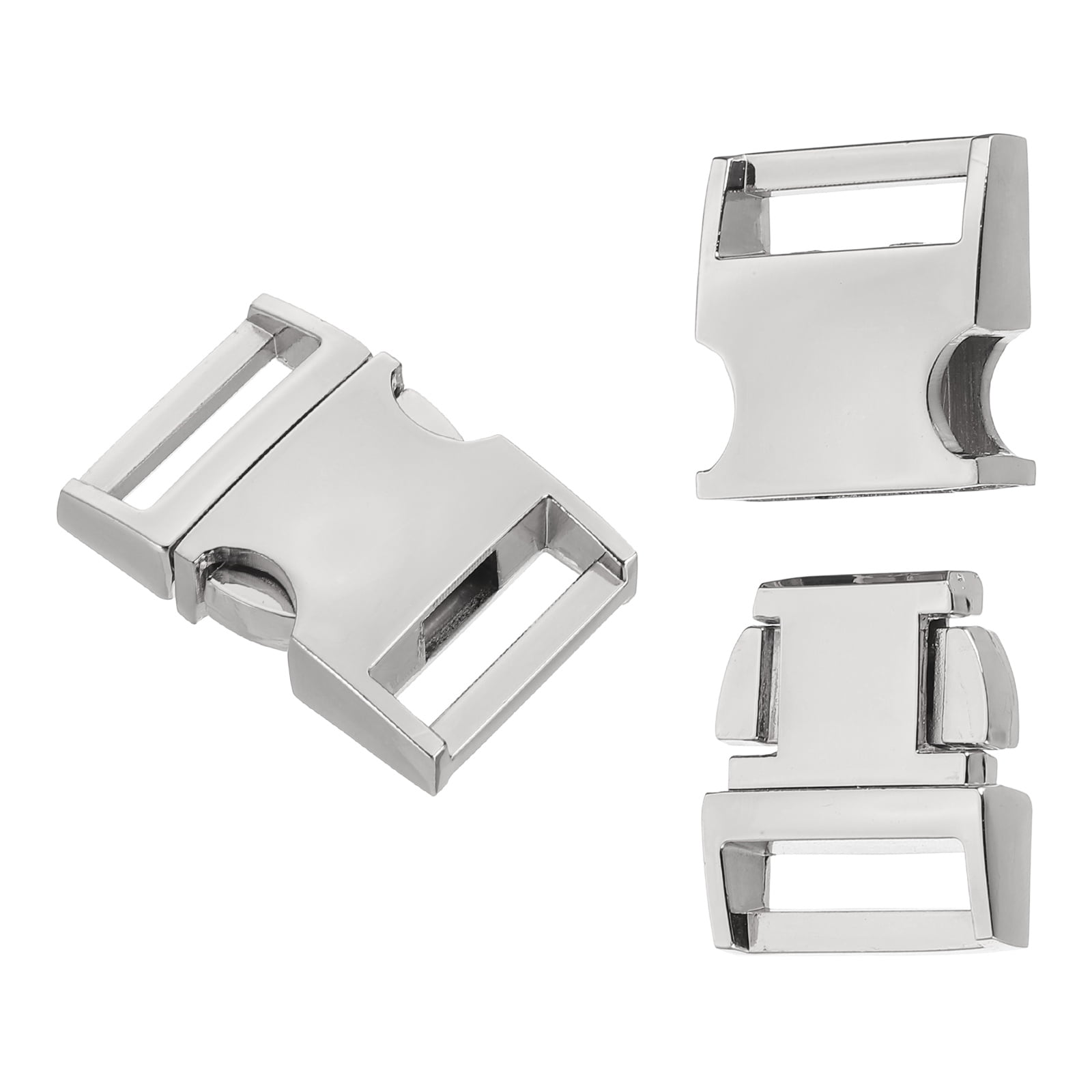 Uxcell 3/4 Inch Quick Side Release Buckle, Metal Replacement Clips for ...