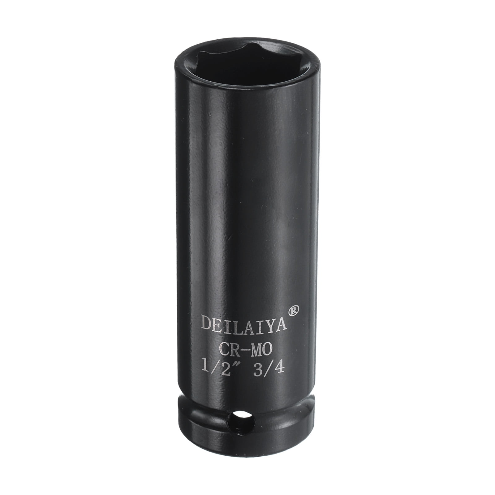 Uxcell 3/4 Inch SAE Deep Impact Socket 1/2 Inch Drive 6 Point Design CR ...