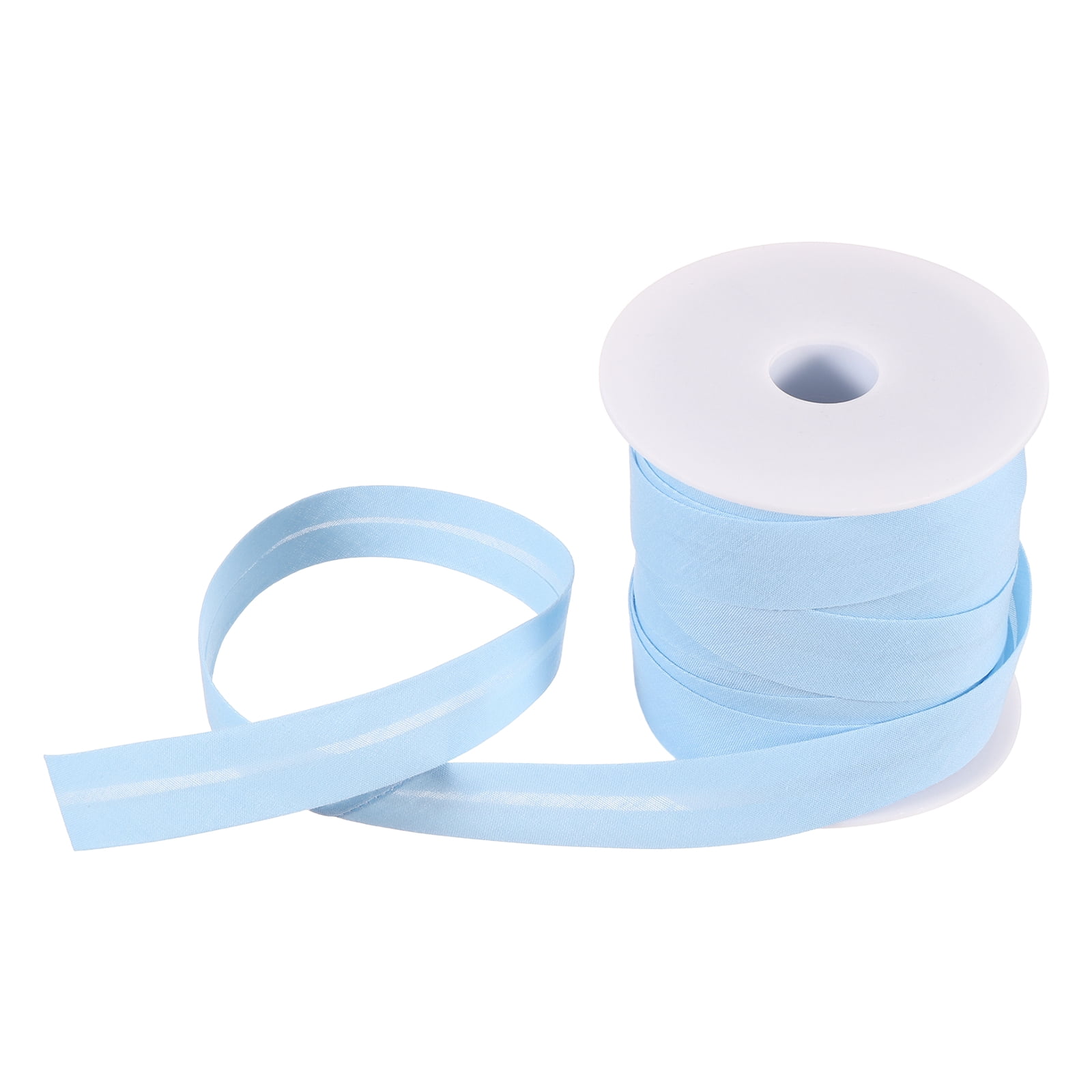 Uxcell 3/4 Inch Single Fold Bias Tape Polyester Continuous Bulk Bias ...