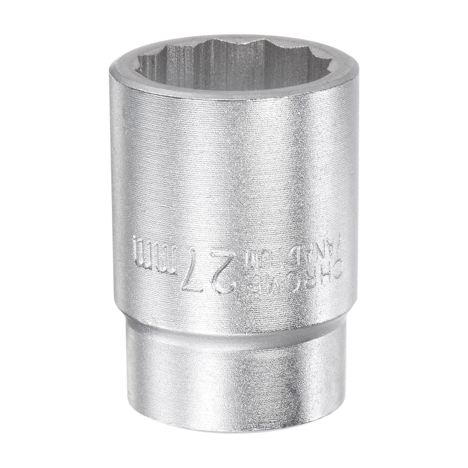Uxcell 3/4 Inch Square Drive 12 Point 27mm Standard Impact Socket Alloy ...