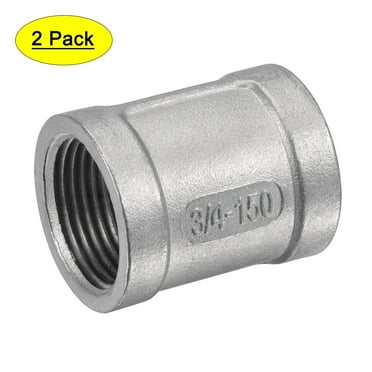 Uxcell G1/2 Female Thread DN15 Brass Pipe Fitting Coupling Connector ...