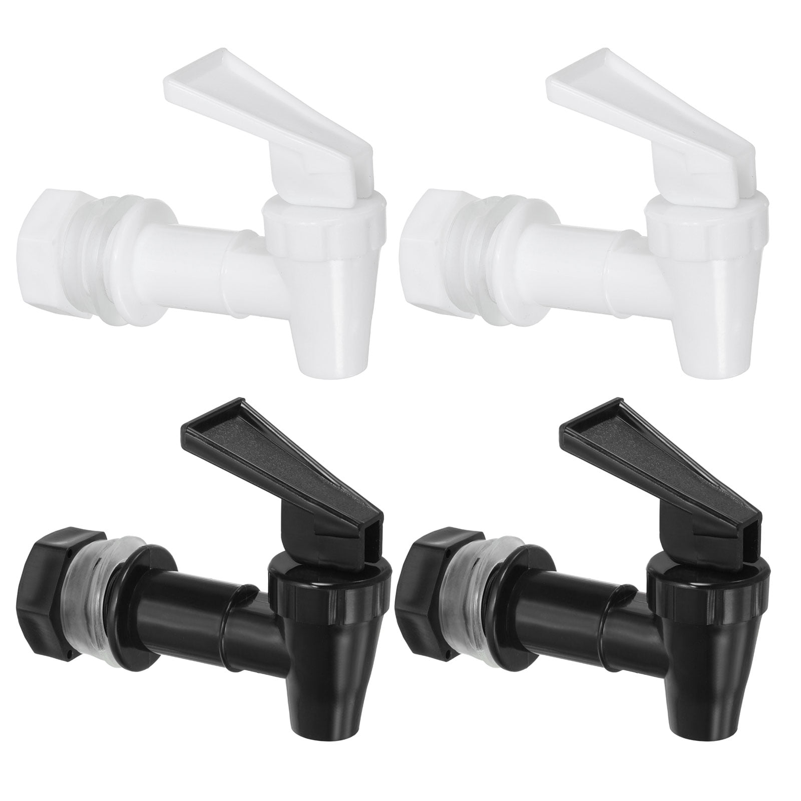 Uxcell 3/4"NPT Plastic Spigot Faucet, 4 Pack Barrel Faucet Durable PE ...