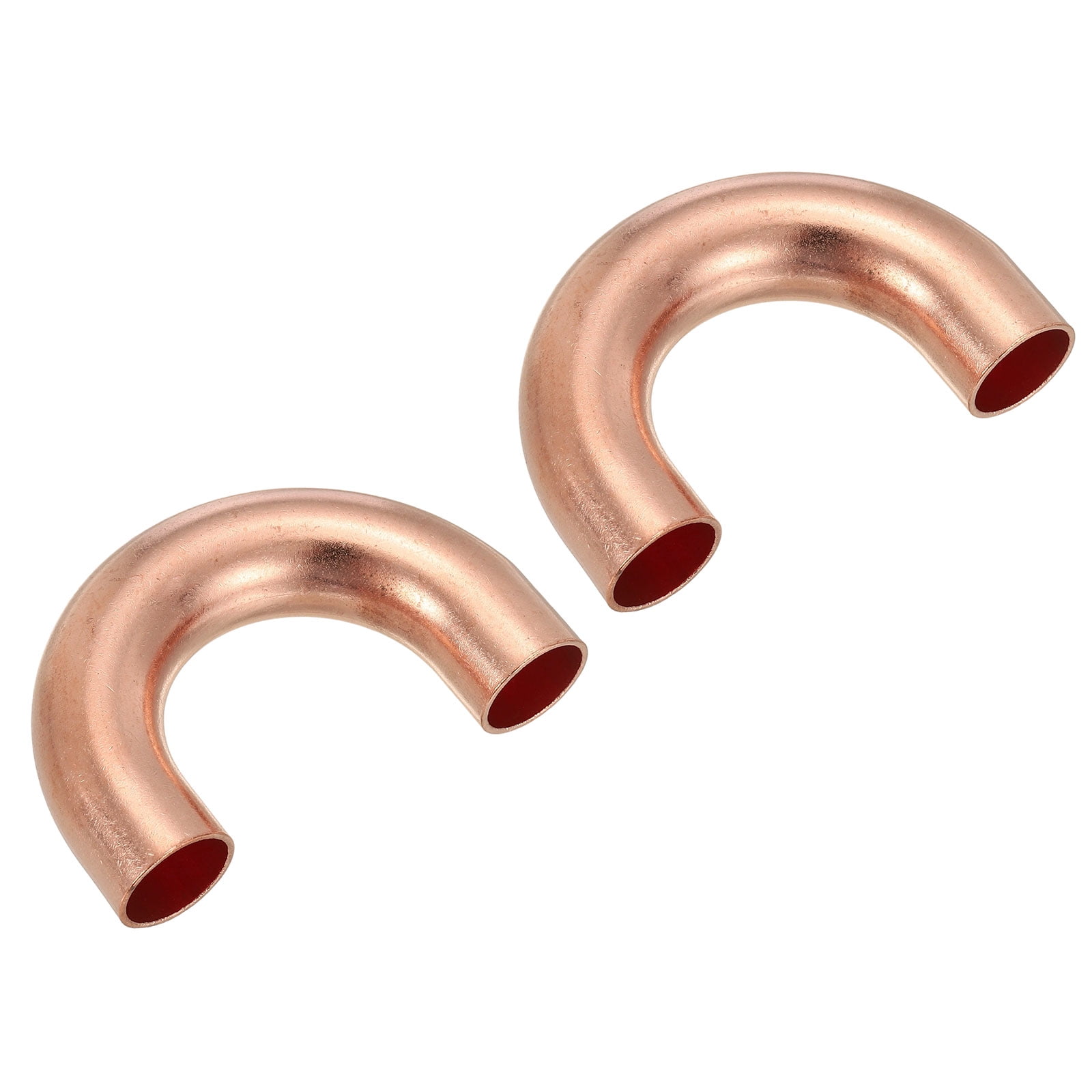Uxcell Elbow Copper Pipe Fitting, 180 Degree Bend Welding Sweat Solder ...