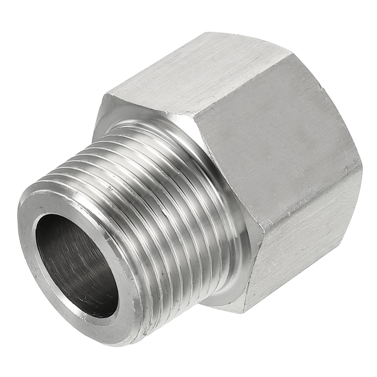 Uxcell 3/4 PT Male to 3/4 PT Female Stainless Steel Pipe Fitting Reducing Hex Bushing - Walmart.com