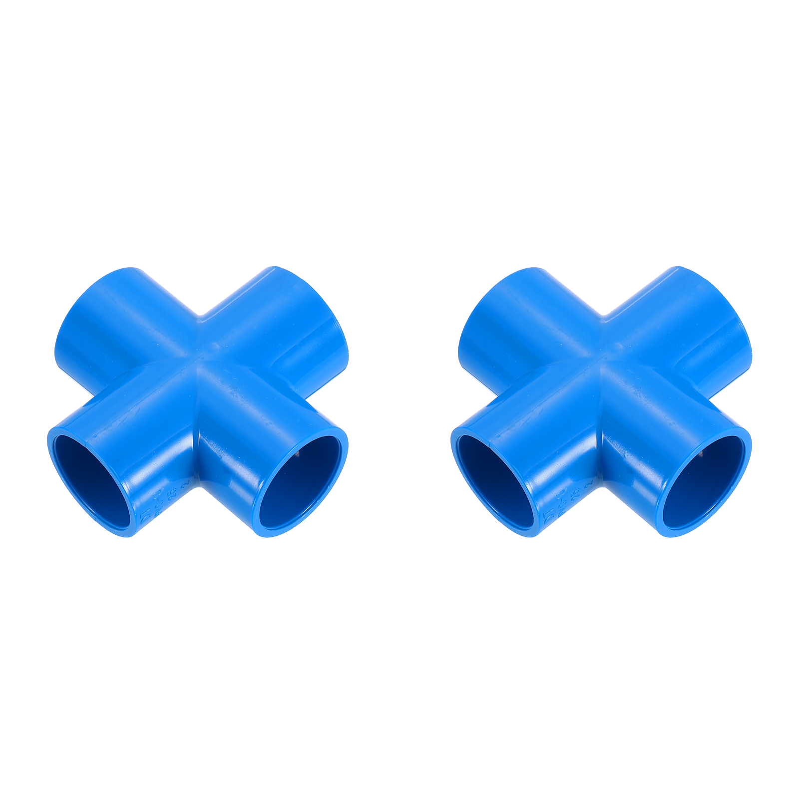 Uxcell 3/4" PVC Fittings, 2 Pcs 4 Way Elbow Connector Elbow PVC Corner ...