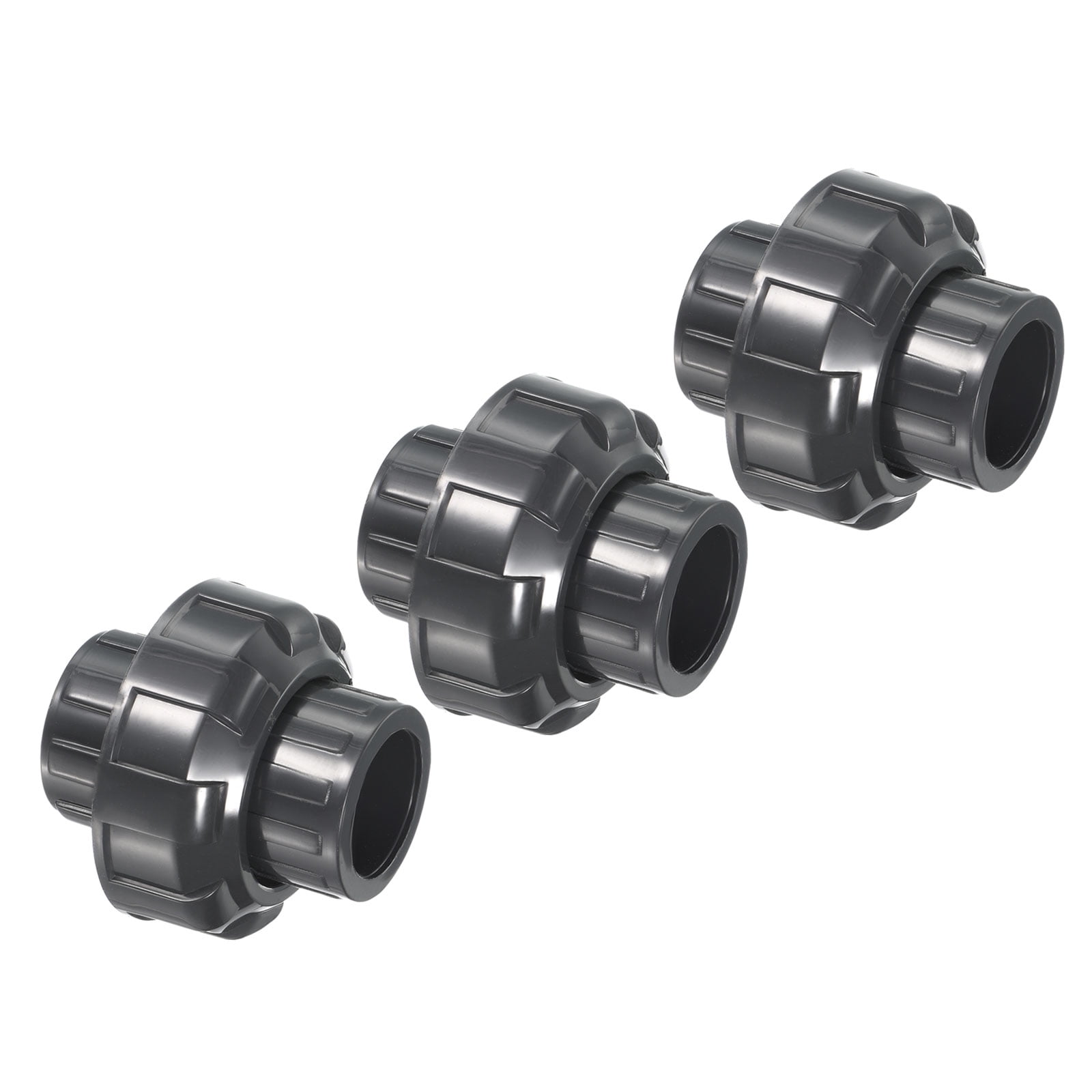 Uxcell 3/4" SCH80 UPVC Union Pipe Fitting Straight Socket Joint ...