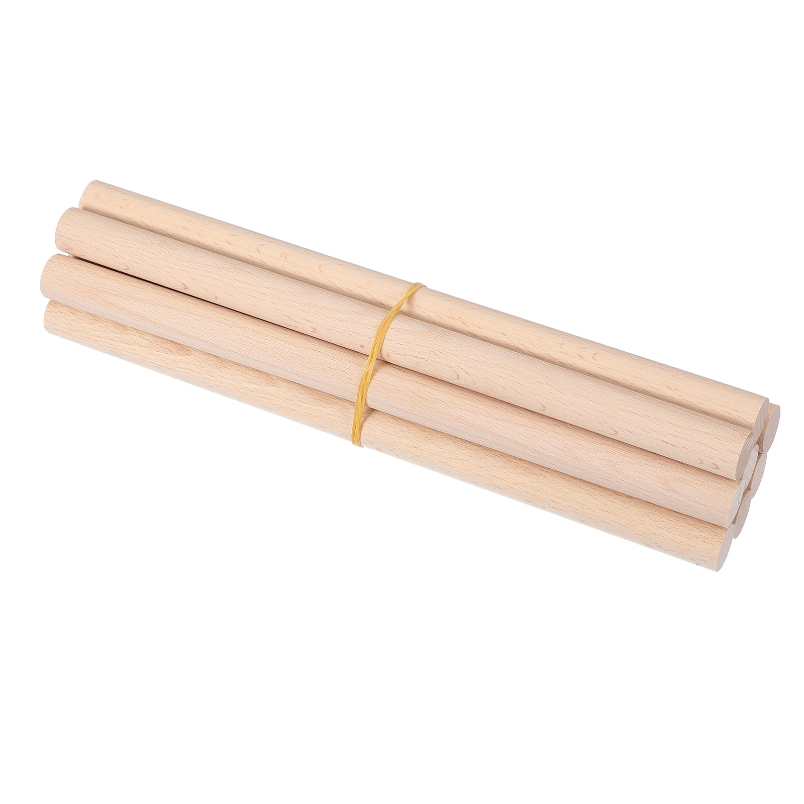 Uxcell 3/4 x 12 Inch Wooden Dowel Rod, 8 Pcs Wood Dowels Unfinished ...