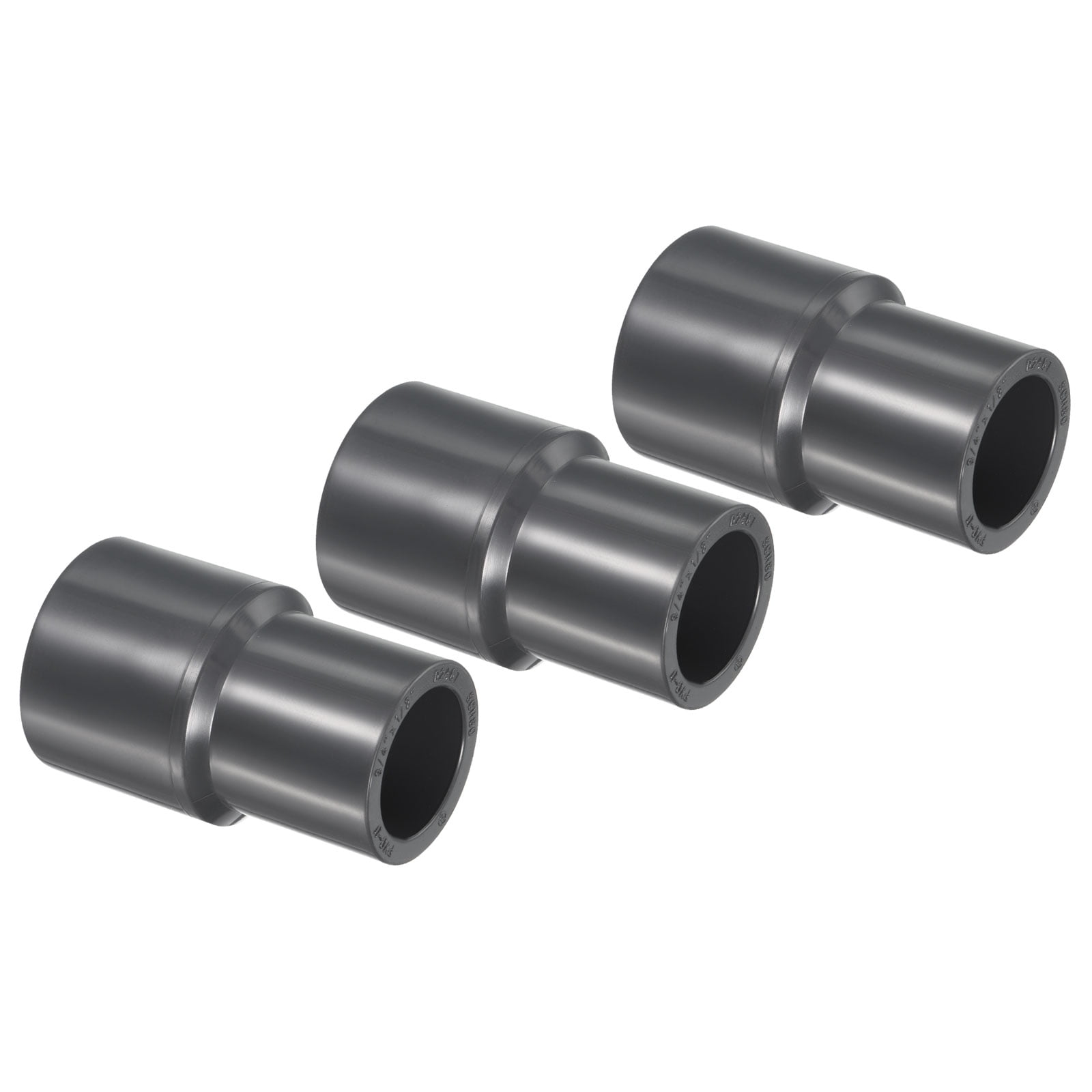 Uxcell 3/4"x1/2" UPVC Reducer Pipe Fitting SCH80 Straight Coupling ...