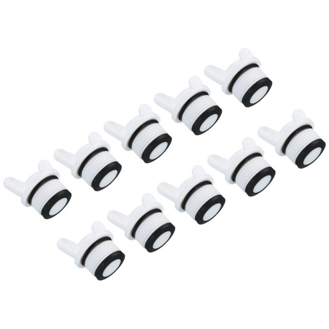 Uxcell 3/4PT PPR Pipe Fitting End Cap, 10 Pack Butterfly Male Water ...