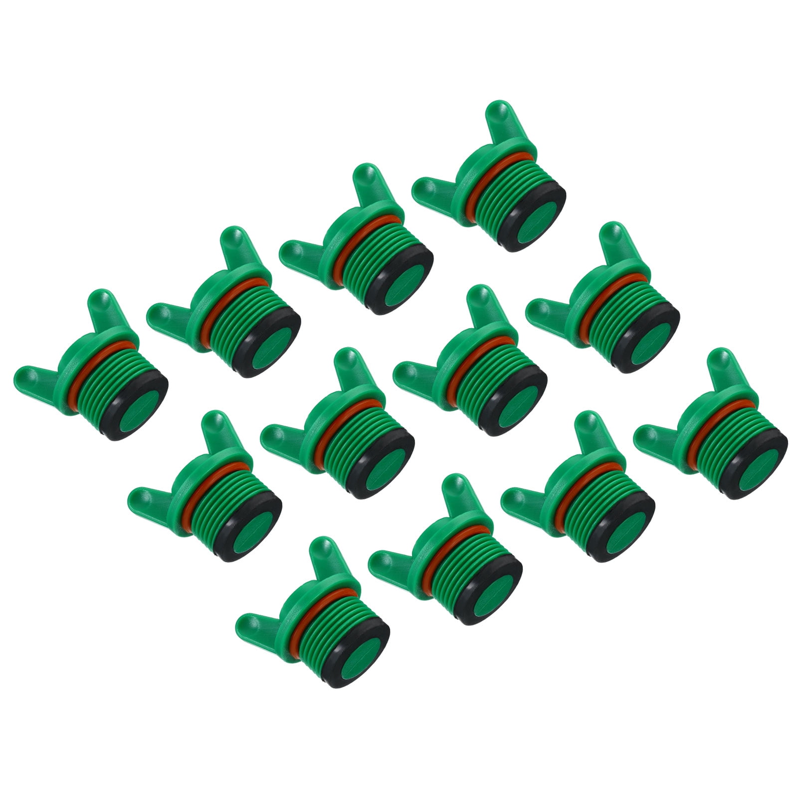 Uxcell 3/4PT PPR Pipe Fitting End Cap, 12 Pack Butterfly Male Water ...
